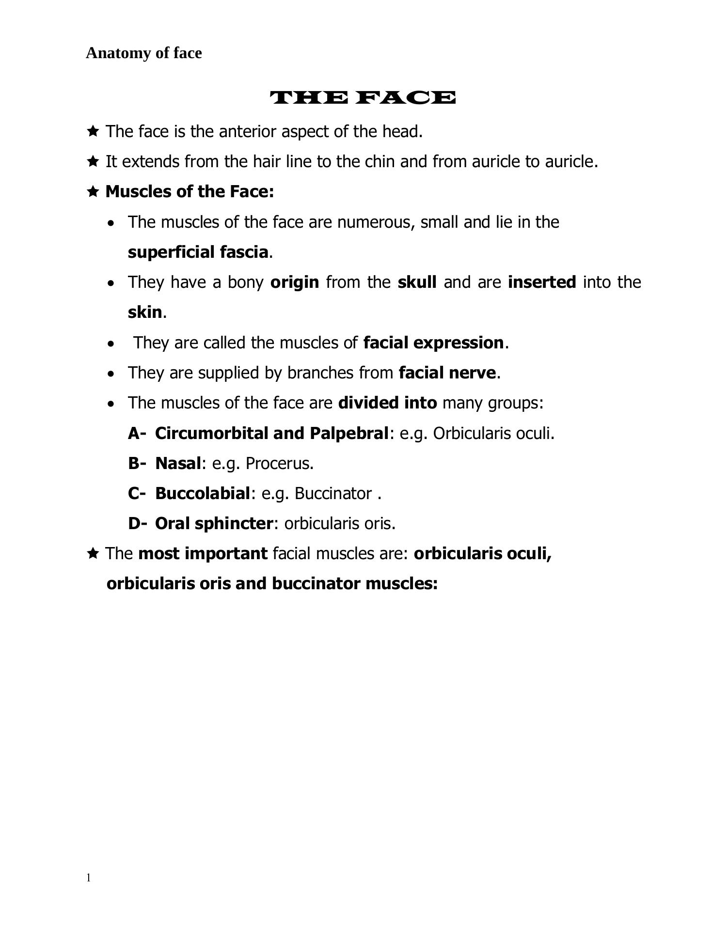 Anatomy of face.doc | DocDroid