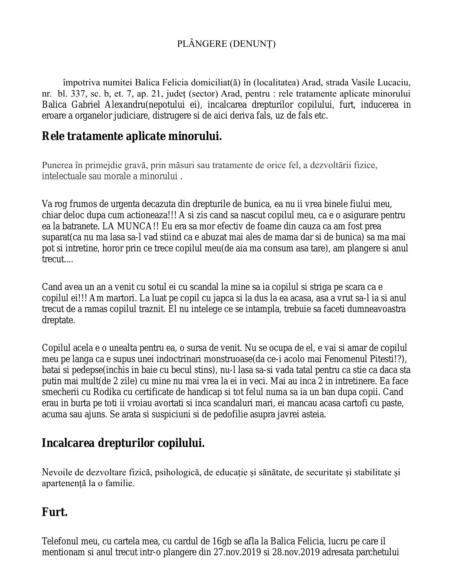Plangere penala Balica Felicia upload.doc | DocDroid