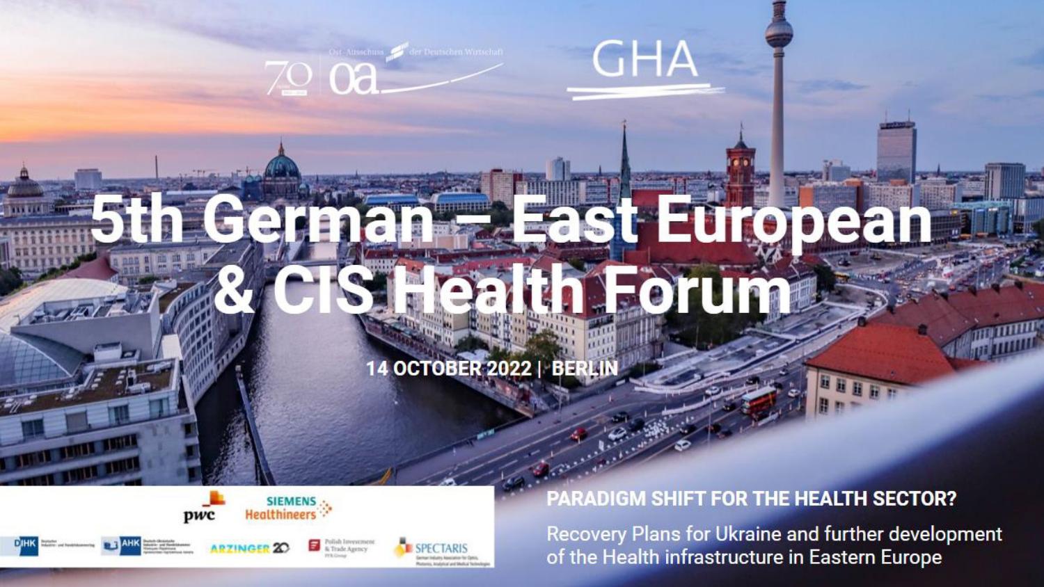 2022 10 14 Presentations_5th German - East European Health Forum.pdf ...