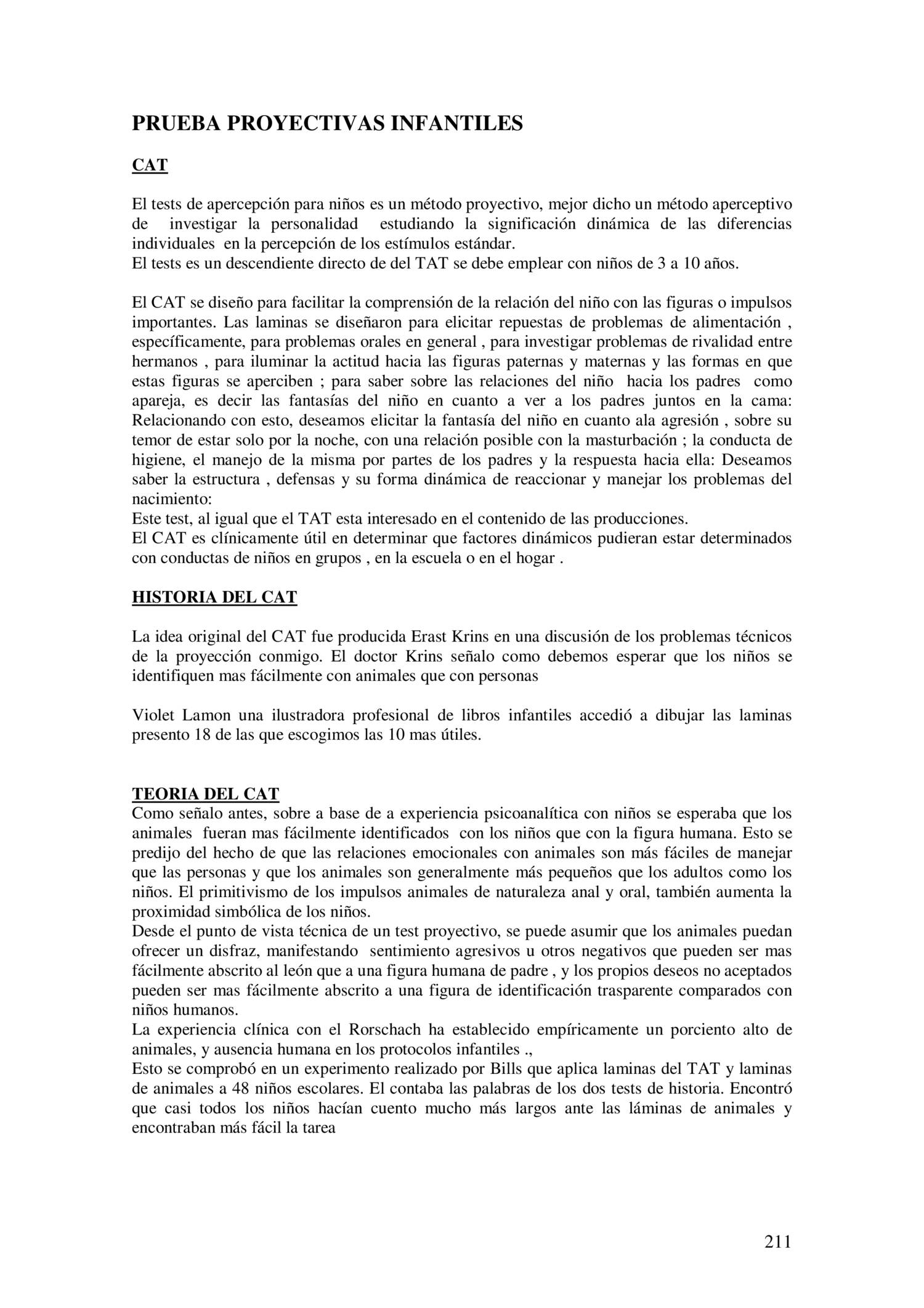 Pruebas Proyectivas Infantiles.pdf | DocDroid