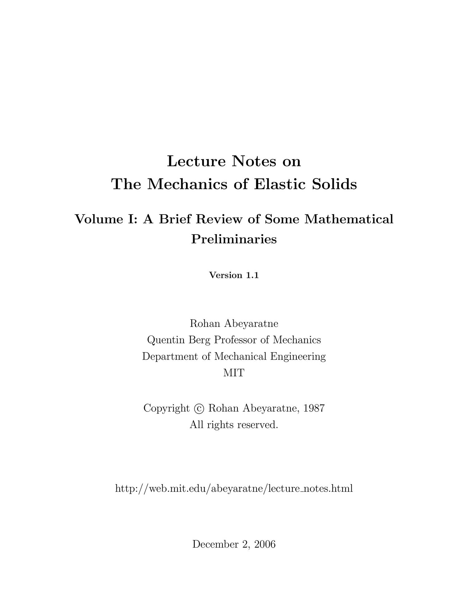 Mechanics of Elastic Solids Lecture Notes.pdf | DocDroid