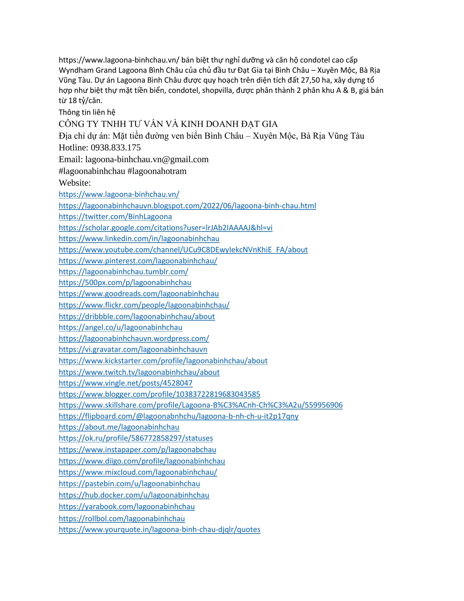 lagoonabinhchau.docx | DocDroid