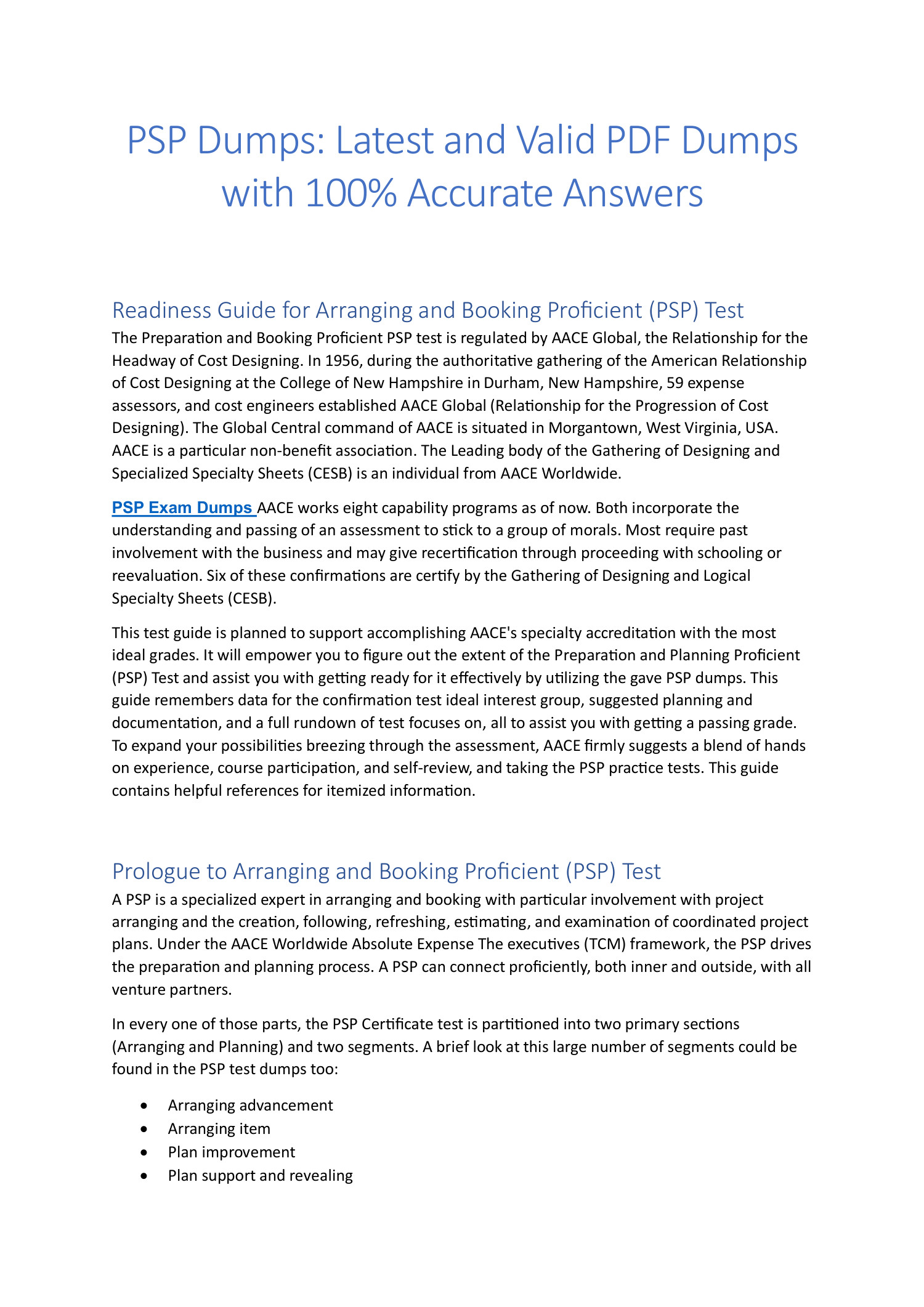 PSP Exam Dumps.pdf | DocDroid