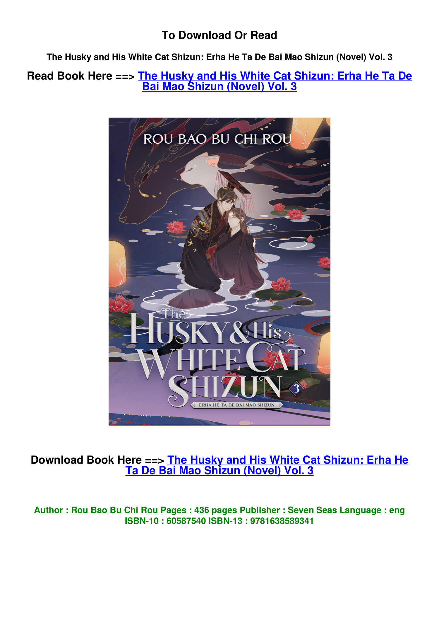 PDF Download The Husky and His White Cat Shizun Erha He Ta De Bai Mao Shizun .pdf | DocDroid