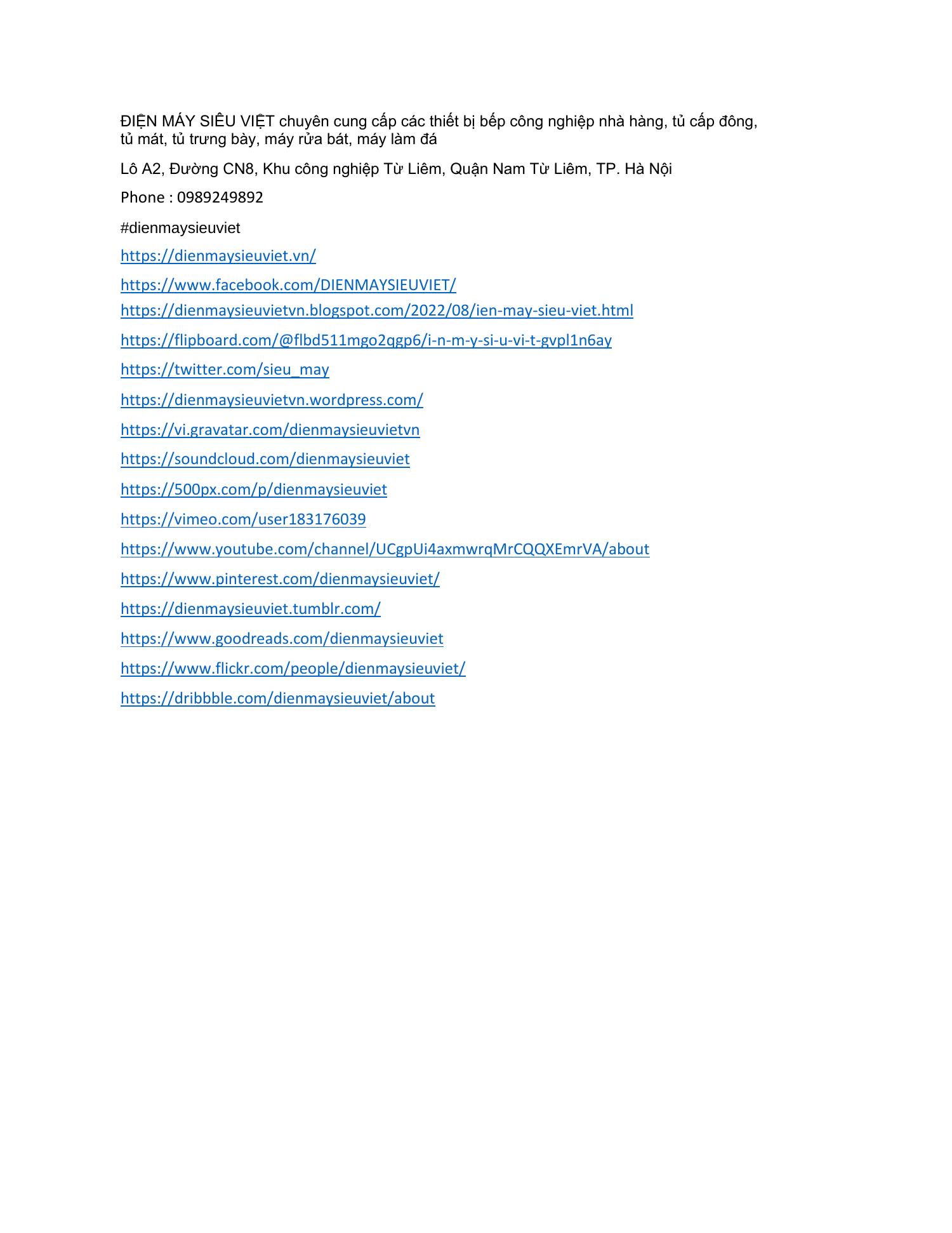 ĐIỆN MÁY SIÊU VIỆT chuyên cung cấp các thiết bị bếp công nghiệp nhà hàng.docx | DocDroid