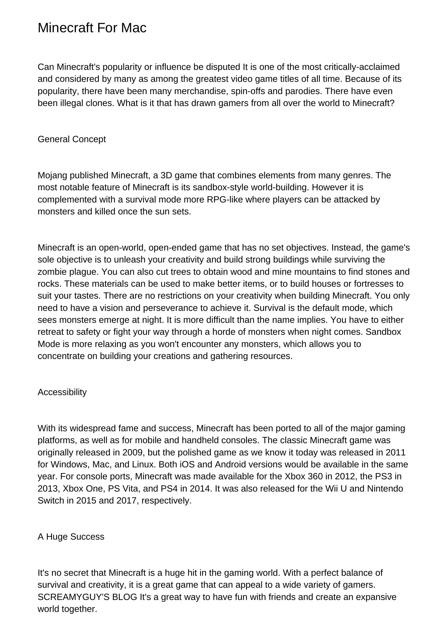 Minecraft For Macqrjye.pdf.pdf | DocDroid