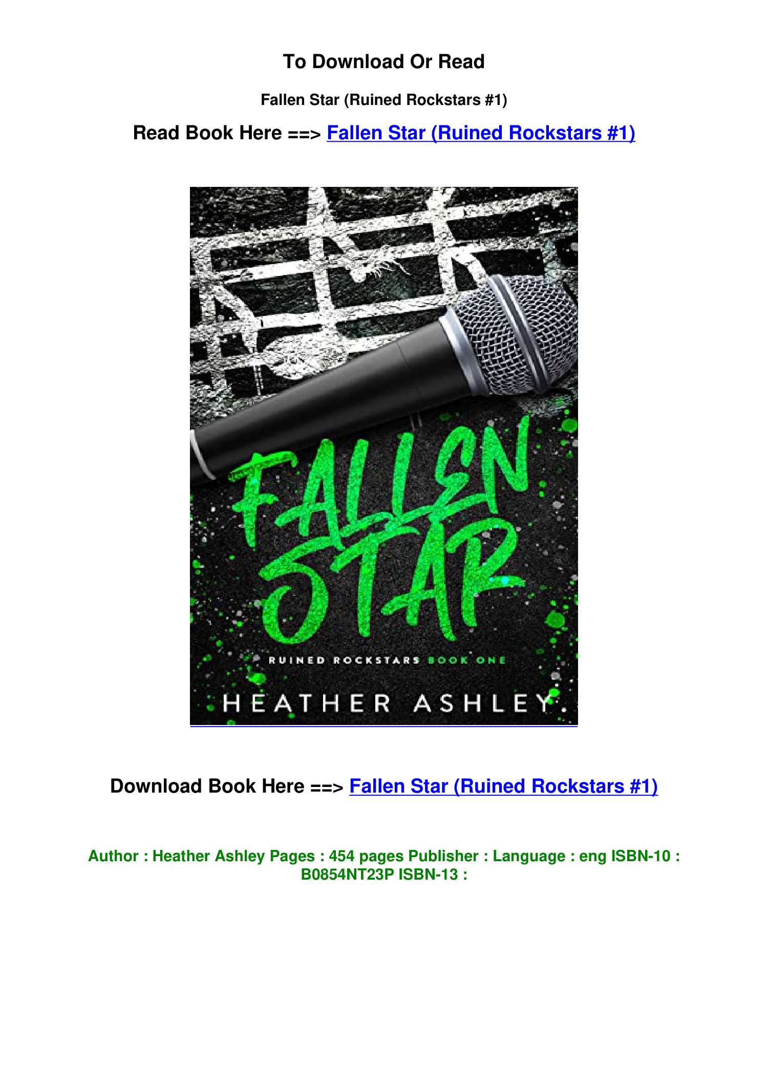 download Pdf Fallen Star Ruined Rockstars 1 By Heather Ashley.pdf | DocDroid