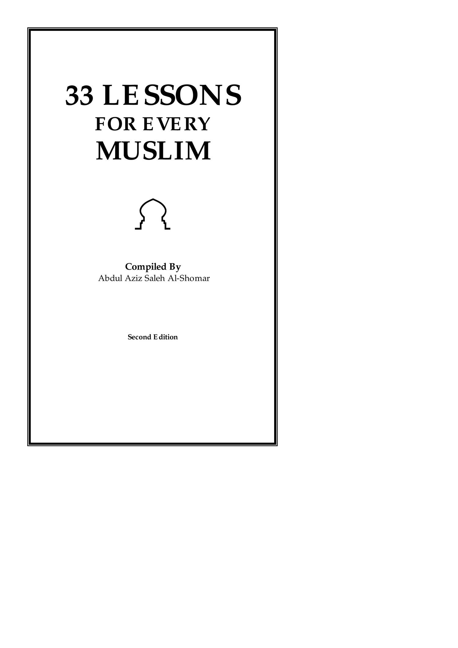 33 Lessons For Every Muslim (www.islam.co.cc).pdf | DocDroid