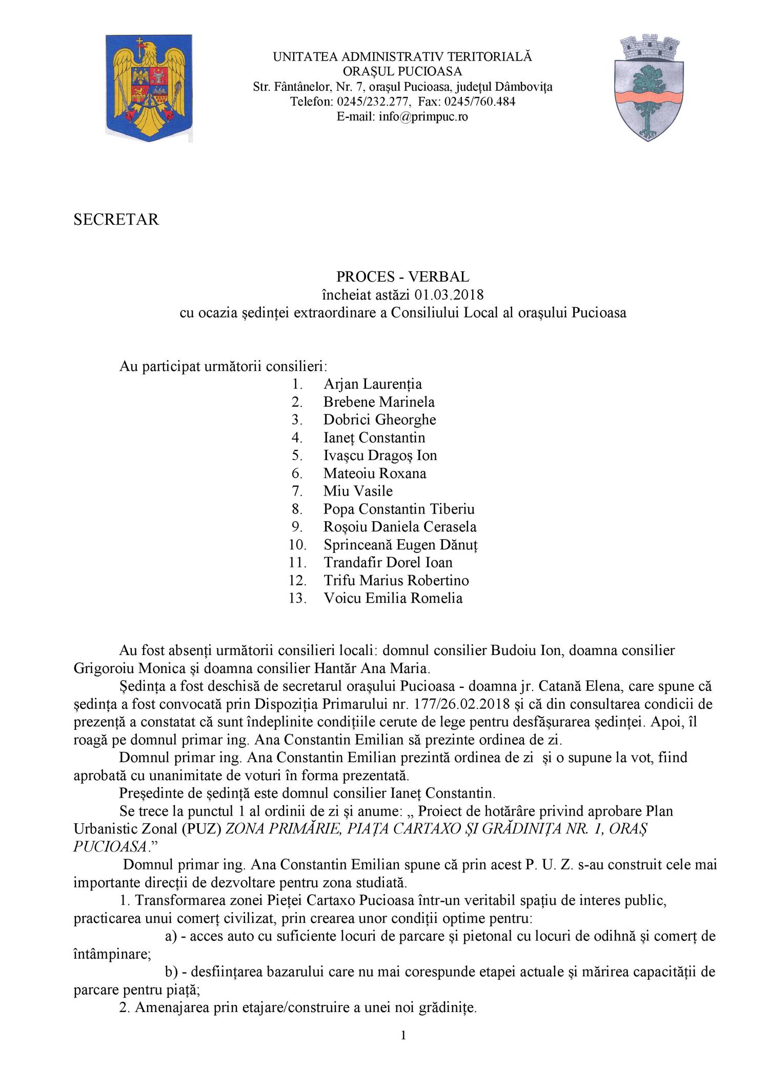 PROCES VERBAL LA SEDINTA EXTRAORDINARA DIN 01 03 2018.pdf | DocDroid