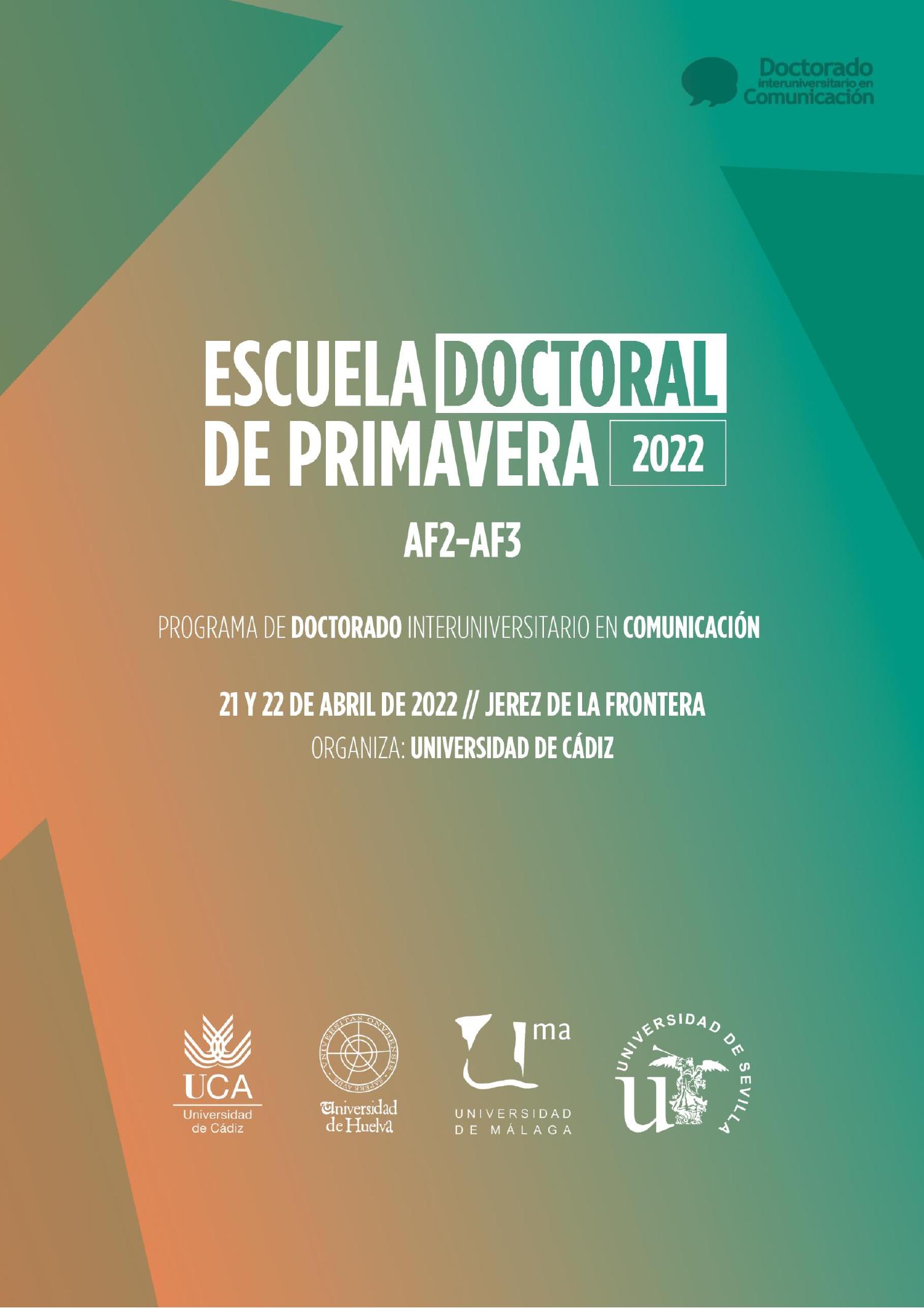Escuela Doctoral de Primavera - Programa.pdf | DocDroid