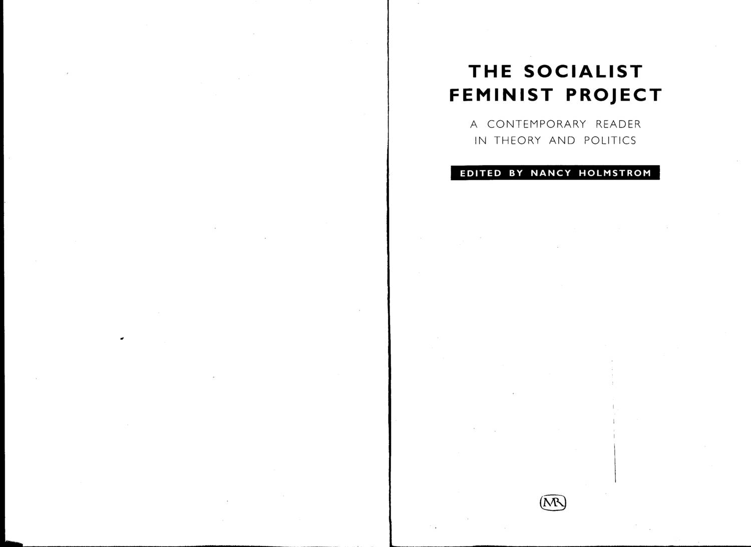 nancy-holmstrom-the-socialist-feminist-project-a-contemporary-reader-in ...