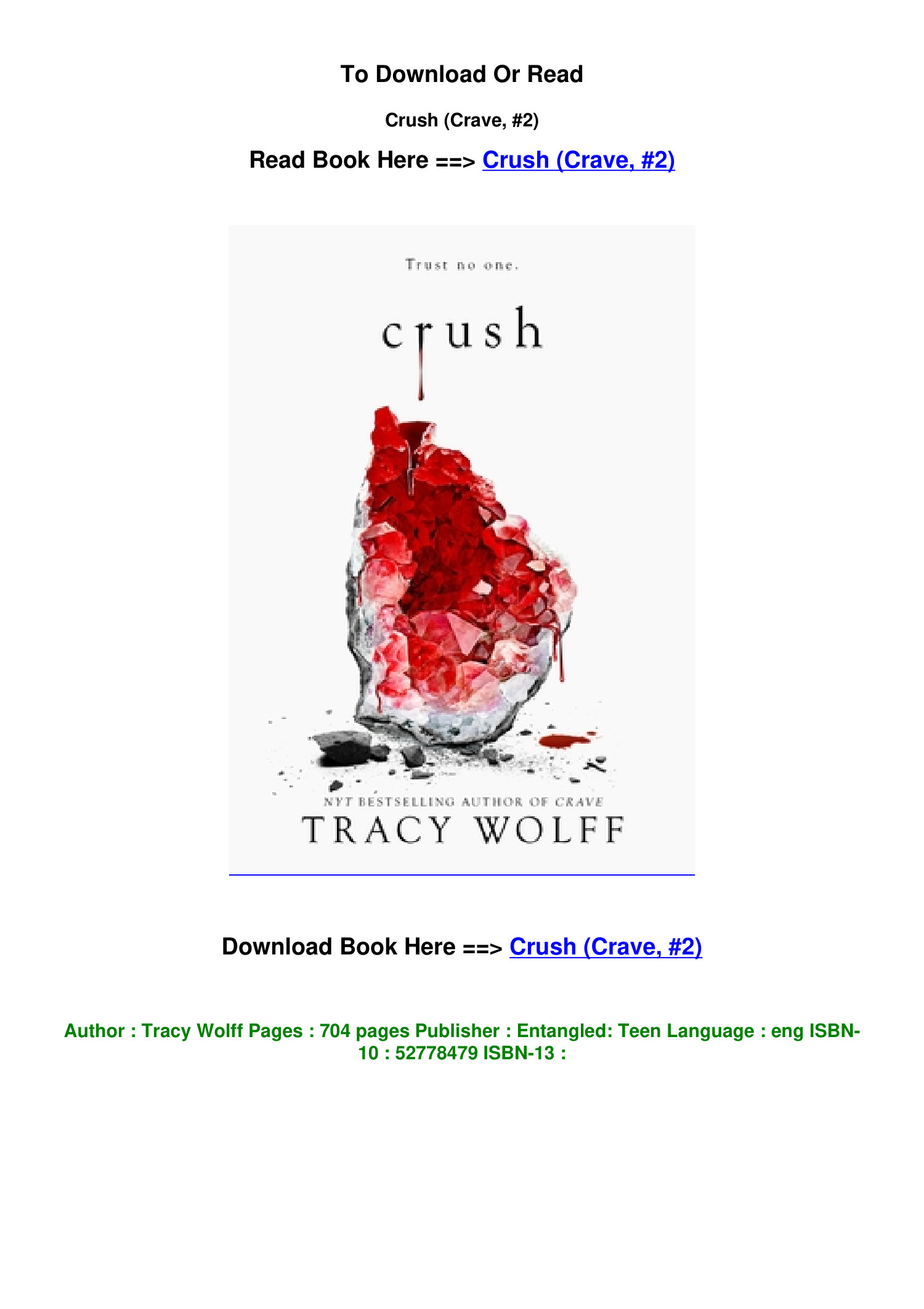 download Pdf Crush Crave 2 By Tracy Wolff.pdf | DocDroid