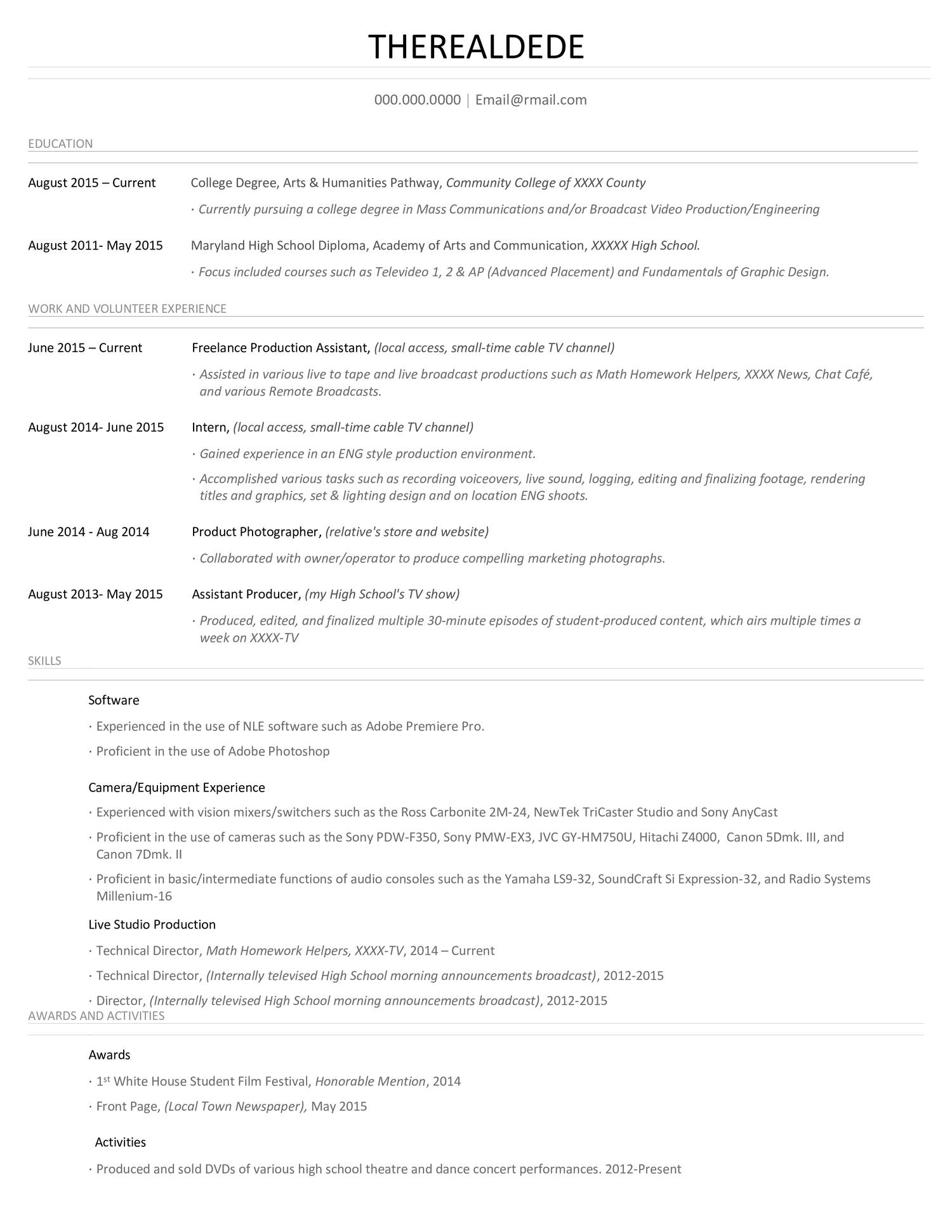 Resume Reddit docx DocDroid