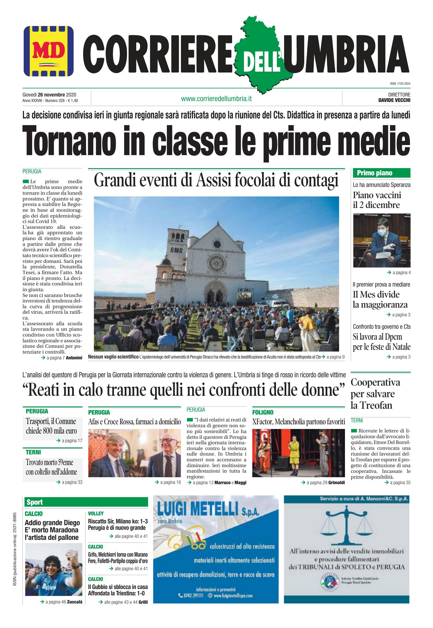 Rassegna stampa del 26 novembre 2020_compressed.pdf | DocDroid