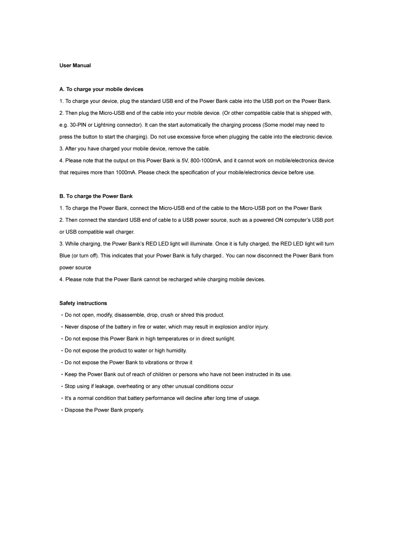 General User Manual - Powerbank.pdf | DocDroid