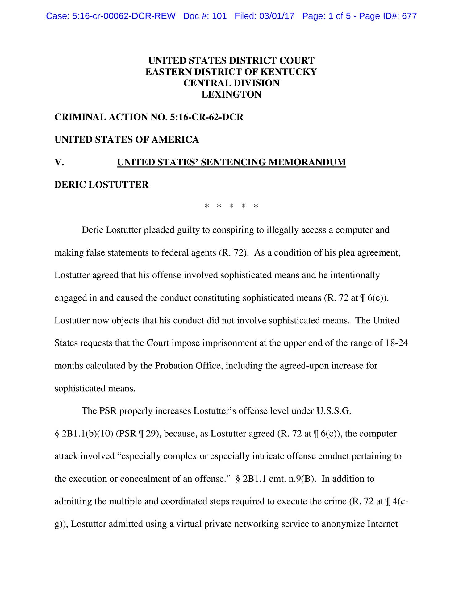 US-Sentencing-Memorandum.pdf | DocDroid