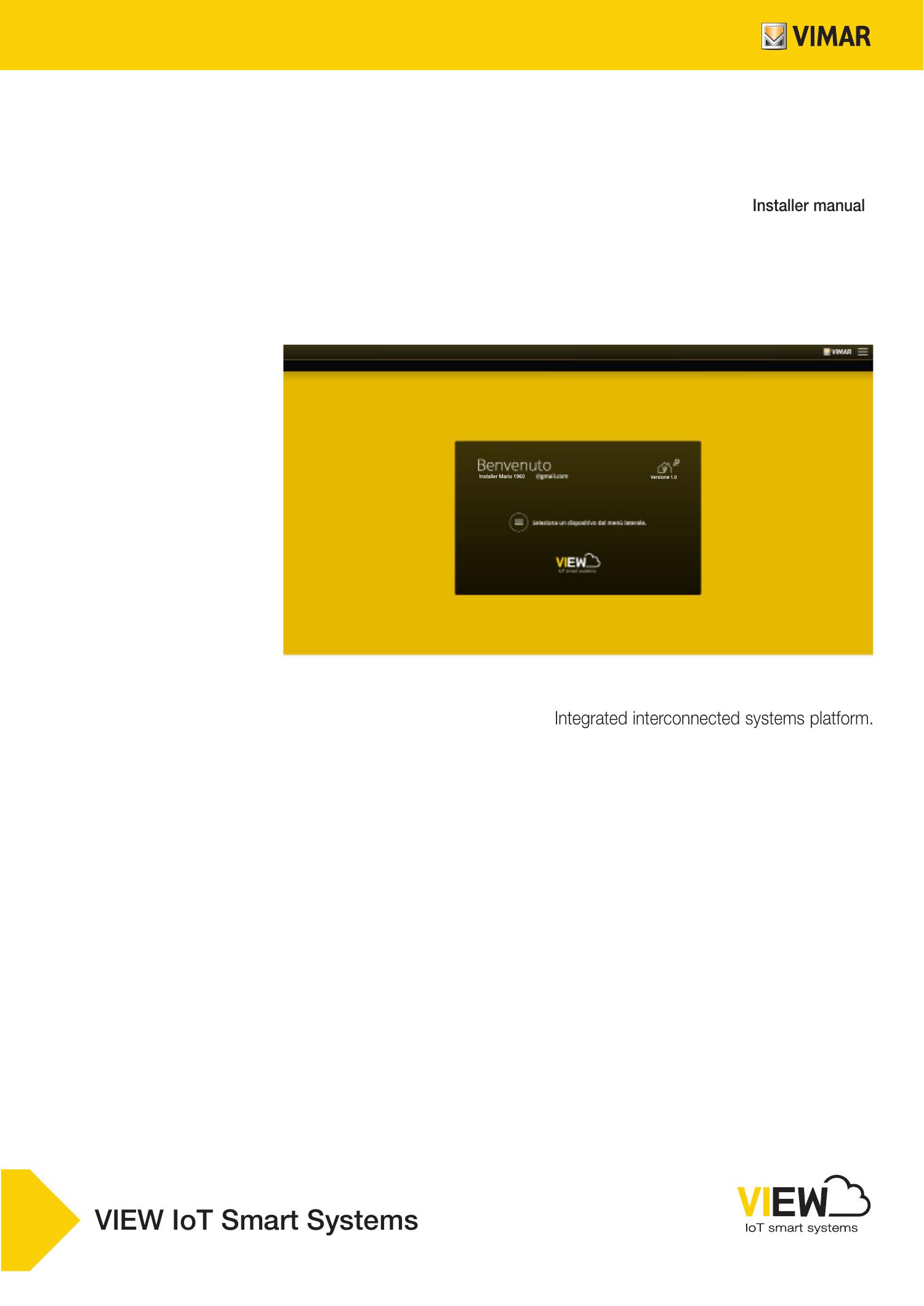 Vimar VIEW Pro manual.pdf | DocDroid