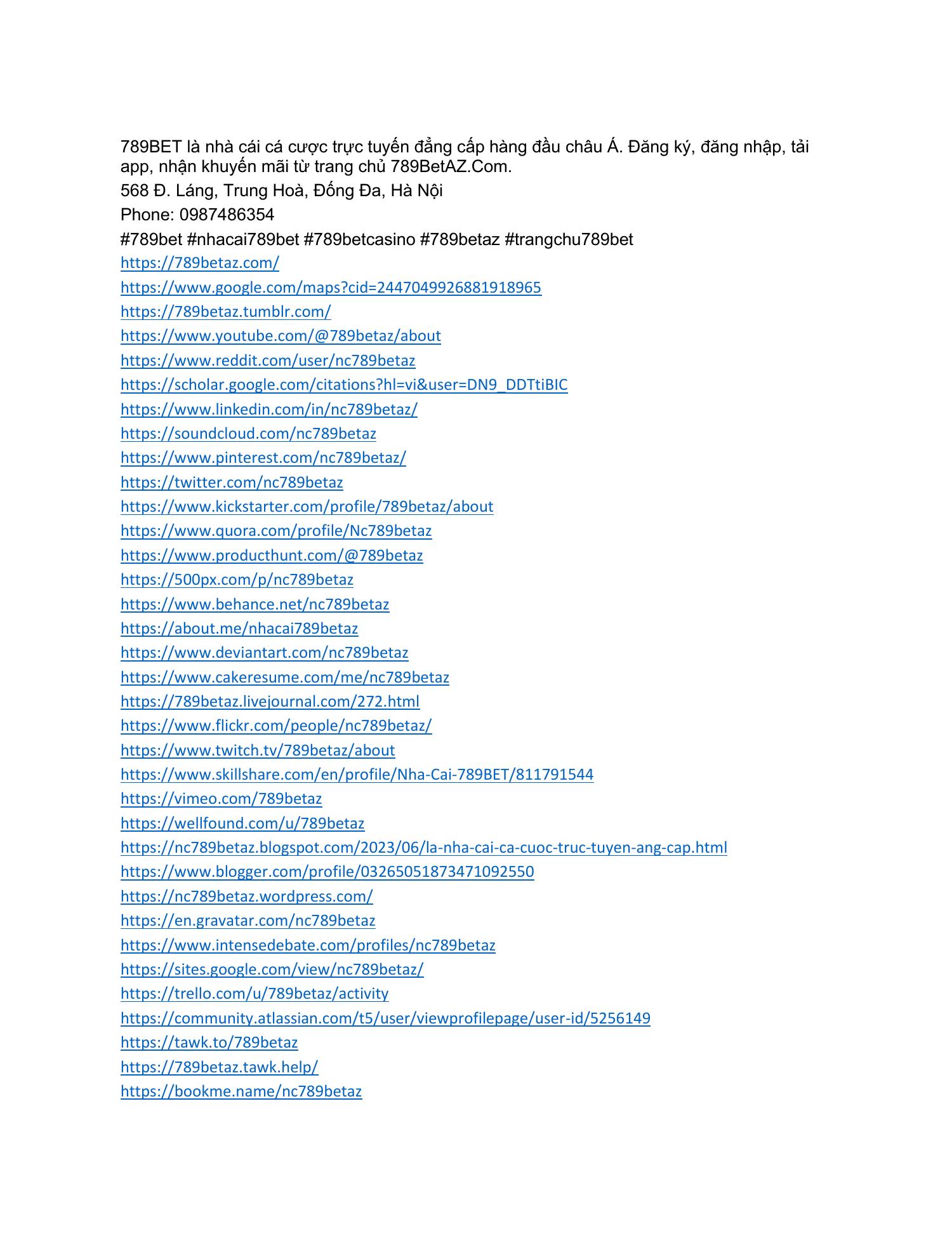 789BET.docx | DocDroid