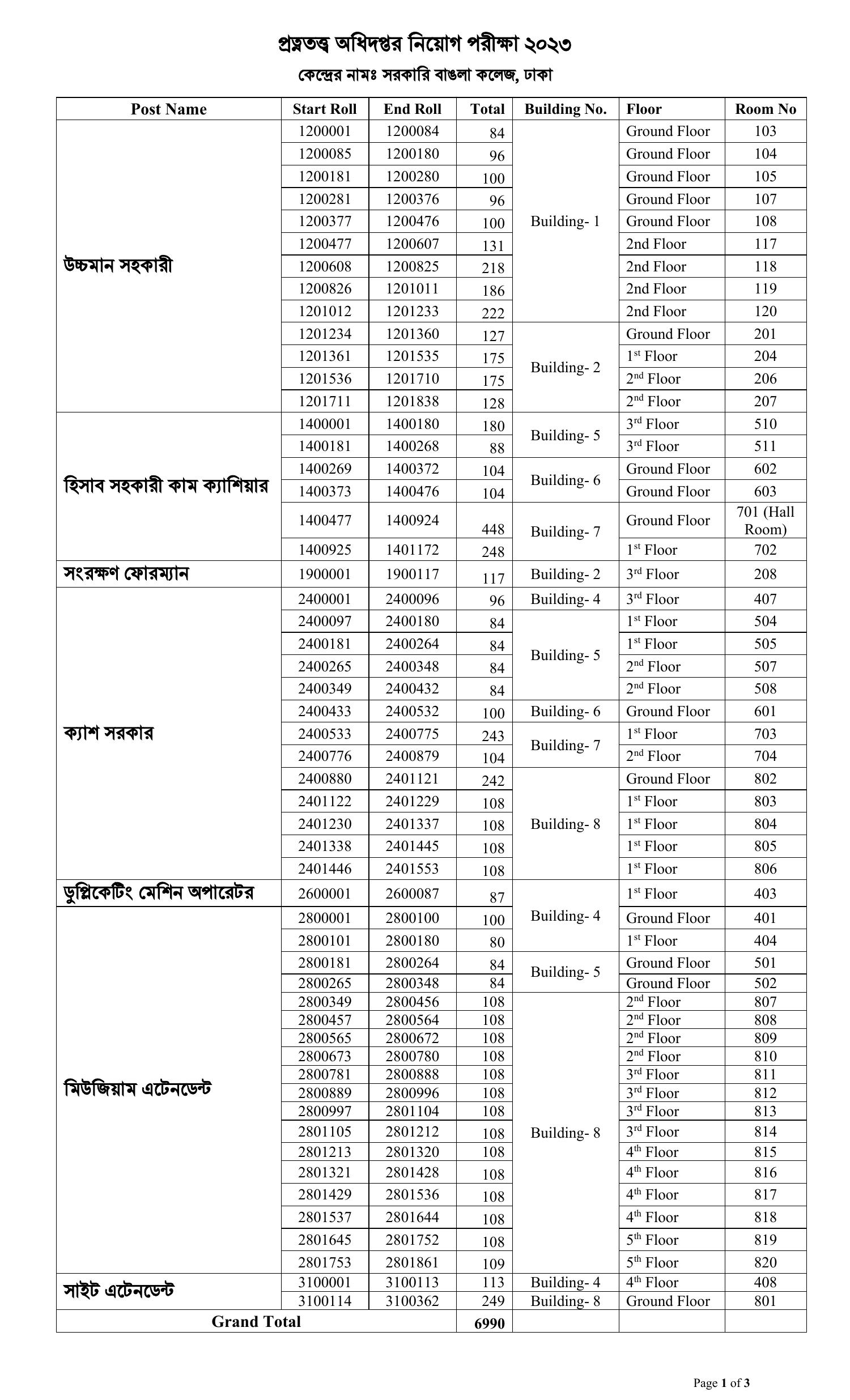 DOA Exam Seat Plan 2023.pdf | DocDroid
