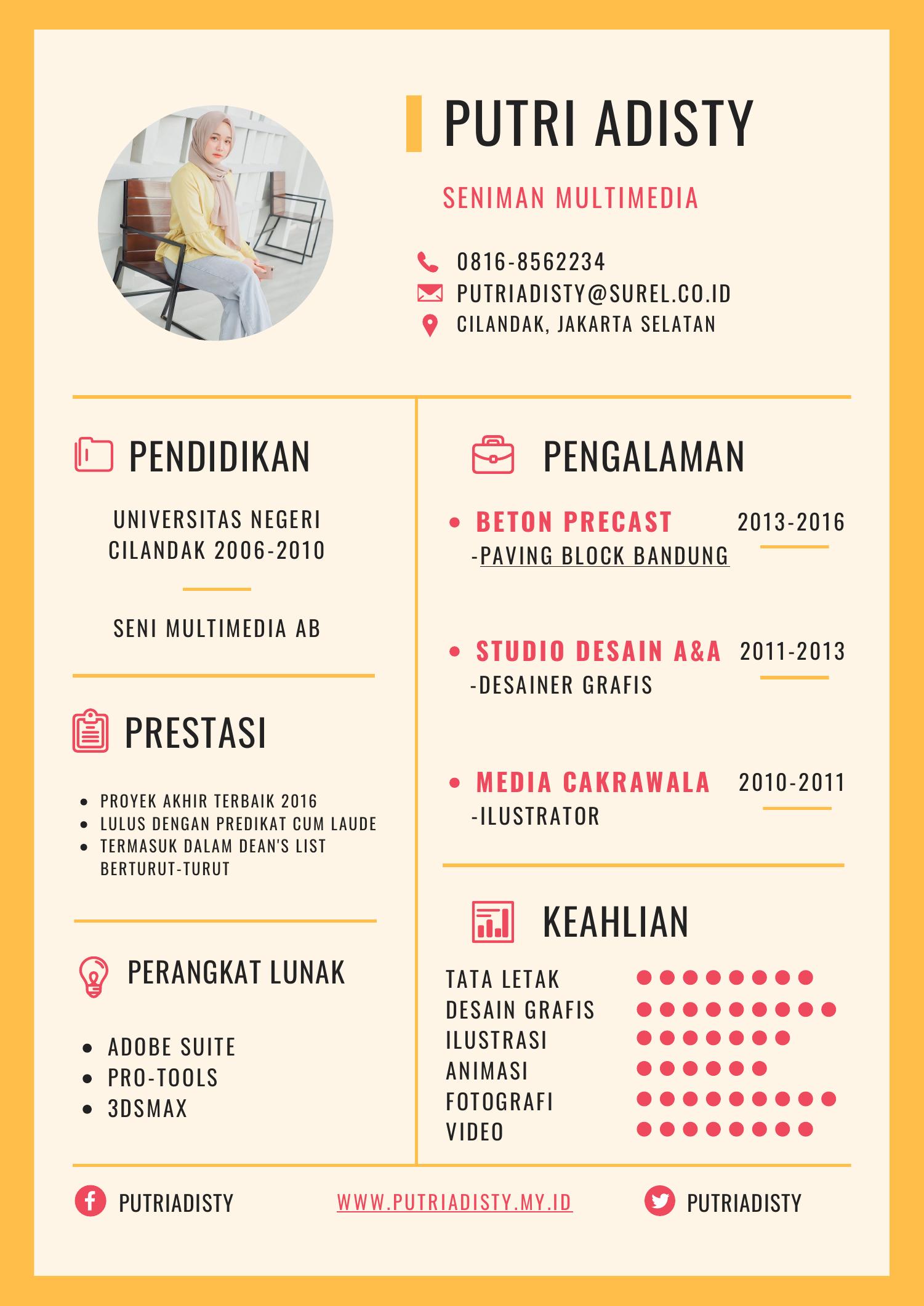 Contoh CV Multimedia Seniman Resume Minimalis.pdf | DocDroid