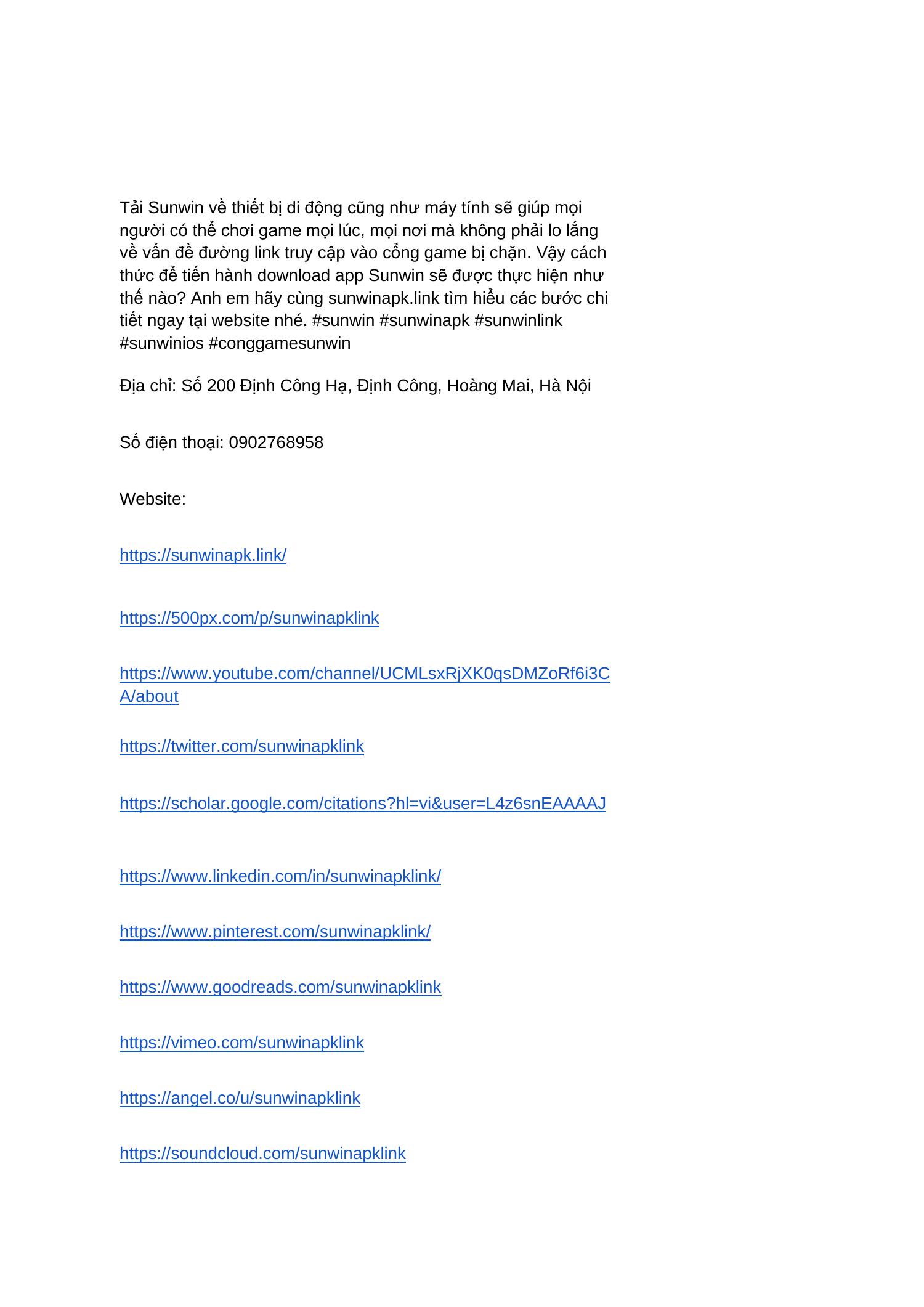 sunwinapklink.docx | DocDroid