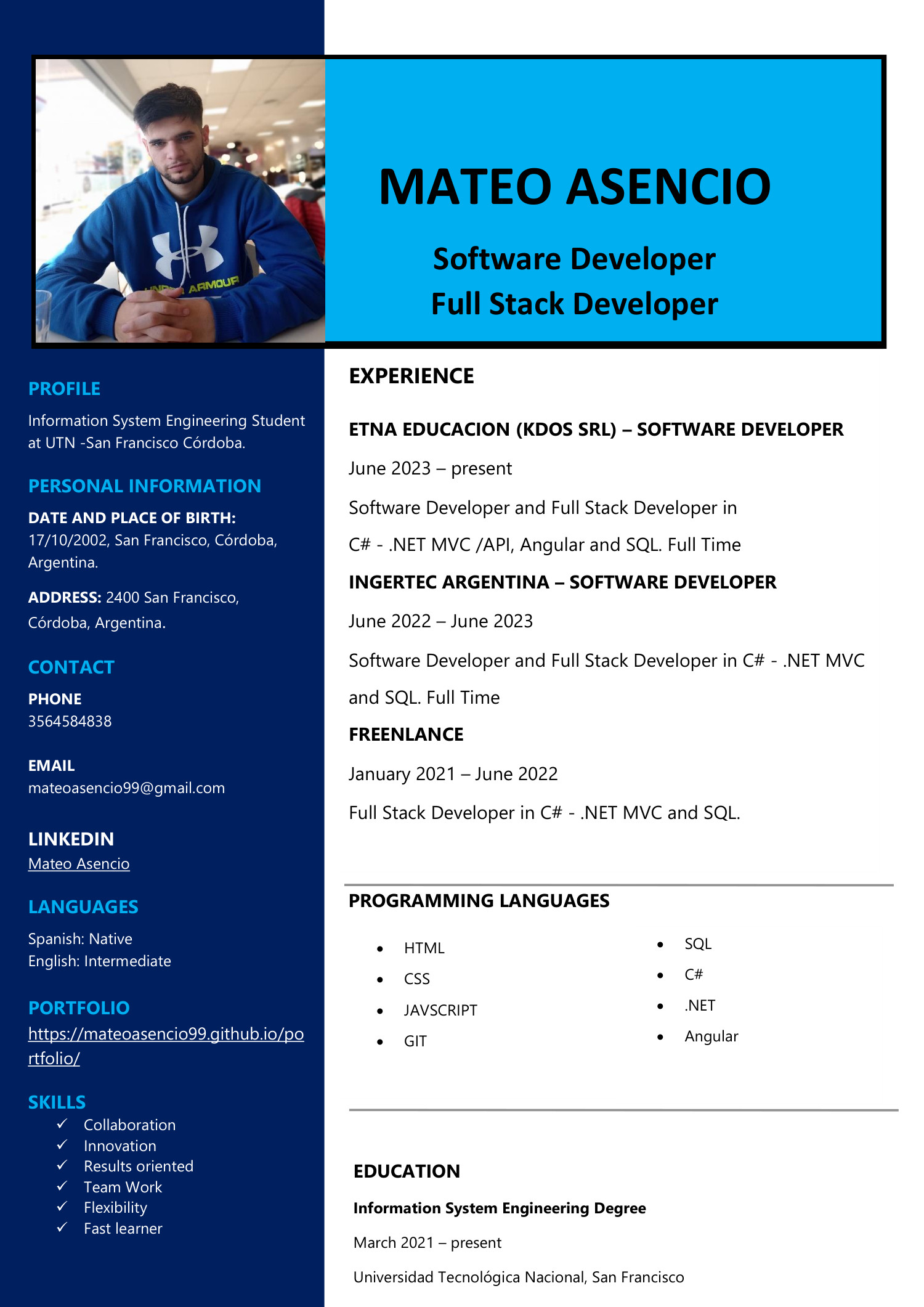 English CV Mateo Asencio.pdf | DocDroid