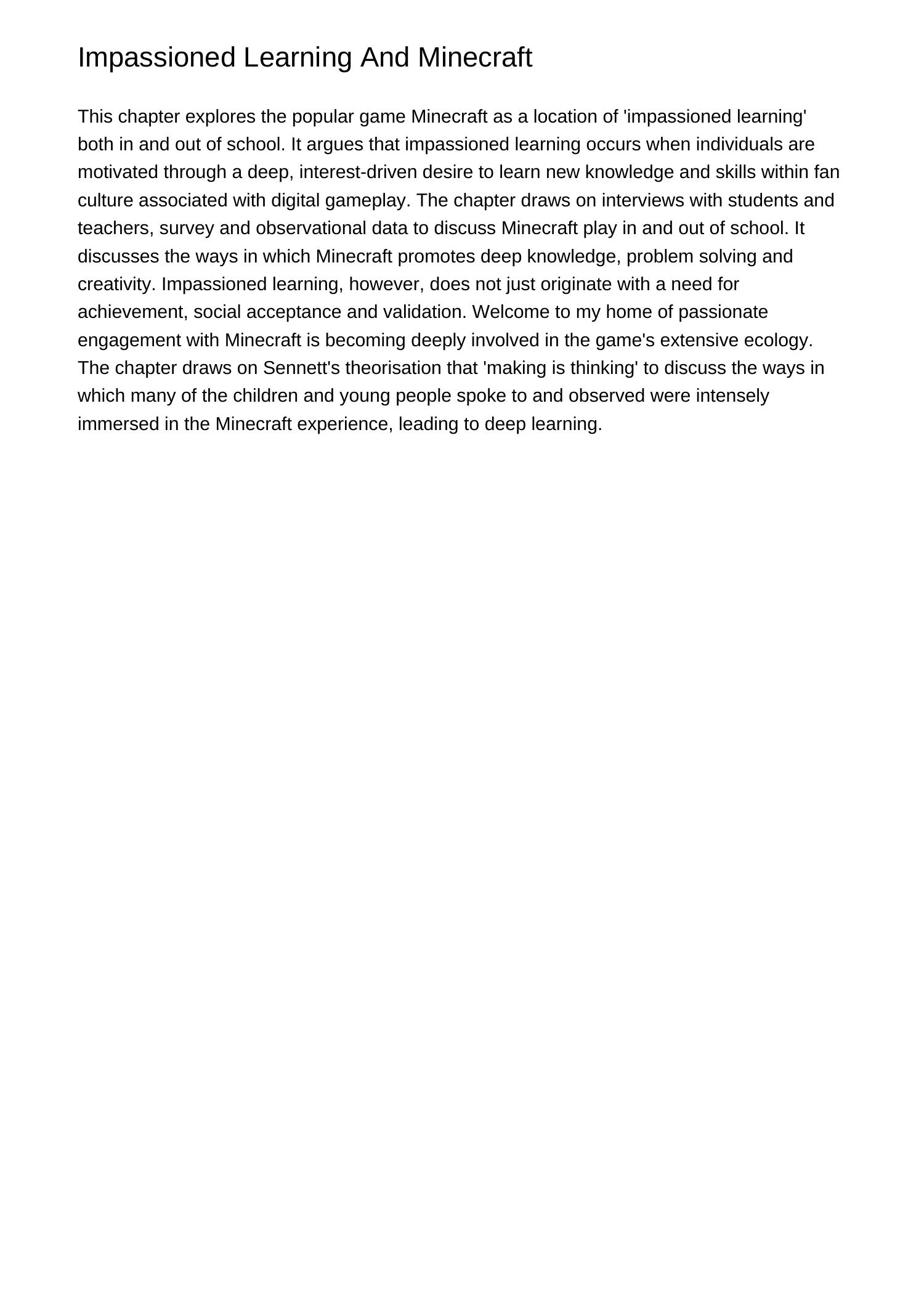 Impassioned Learning And Minecraftudcum.pdf.pdf | DocDroid