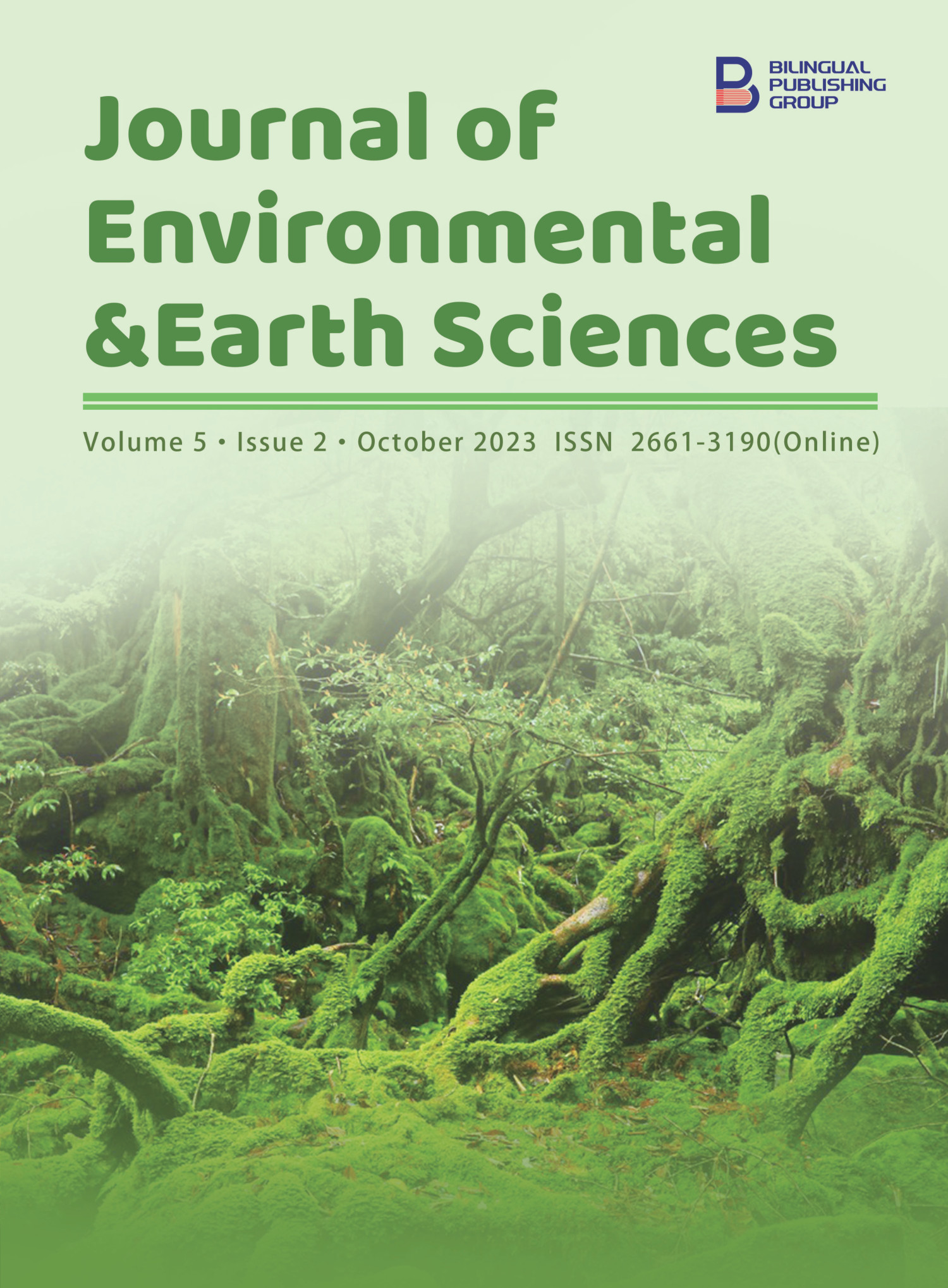 Journal of Environmental & Earth Sciences | Vol.5, Iss.2 October 2023 ...