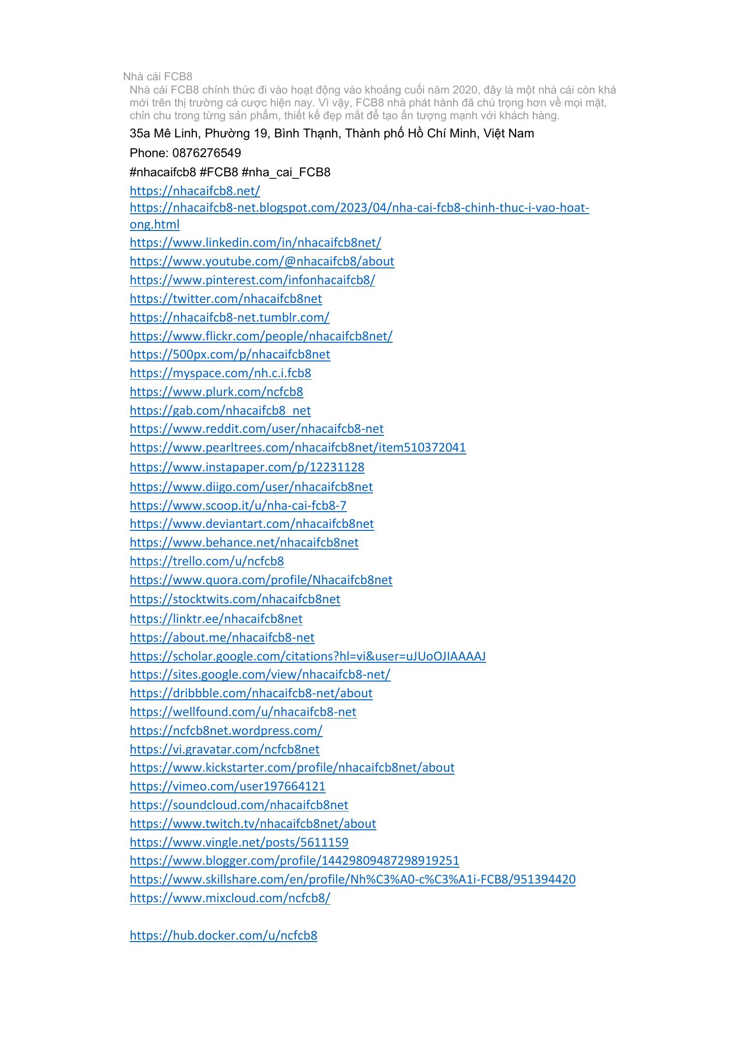Nhà cái FCB8.docx | DocDroid