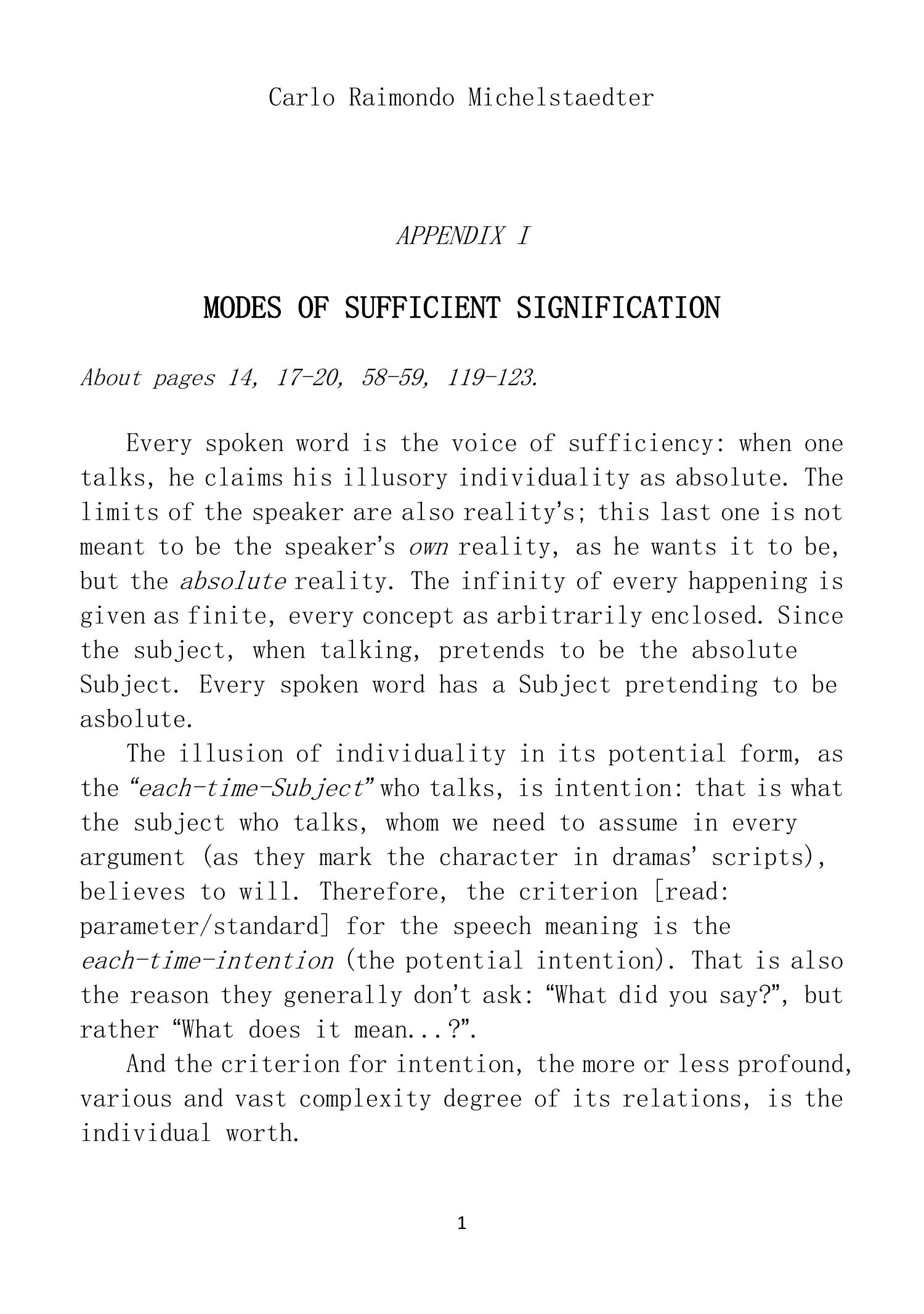 Appendix 1