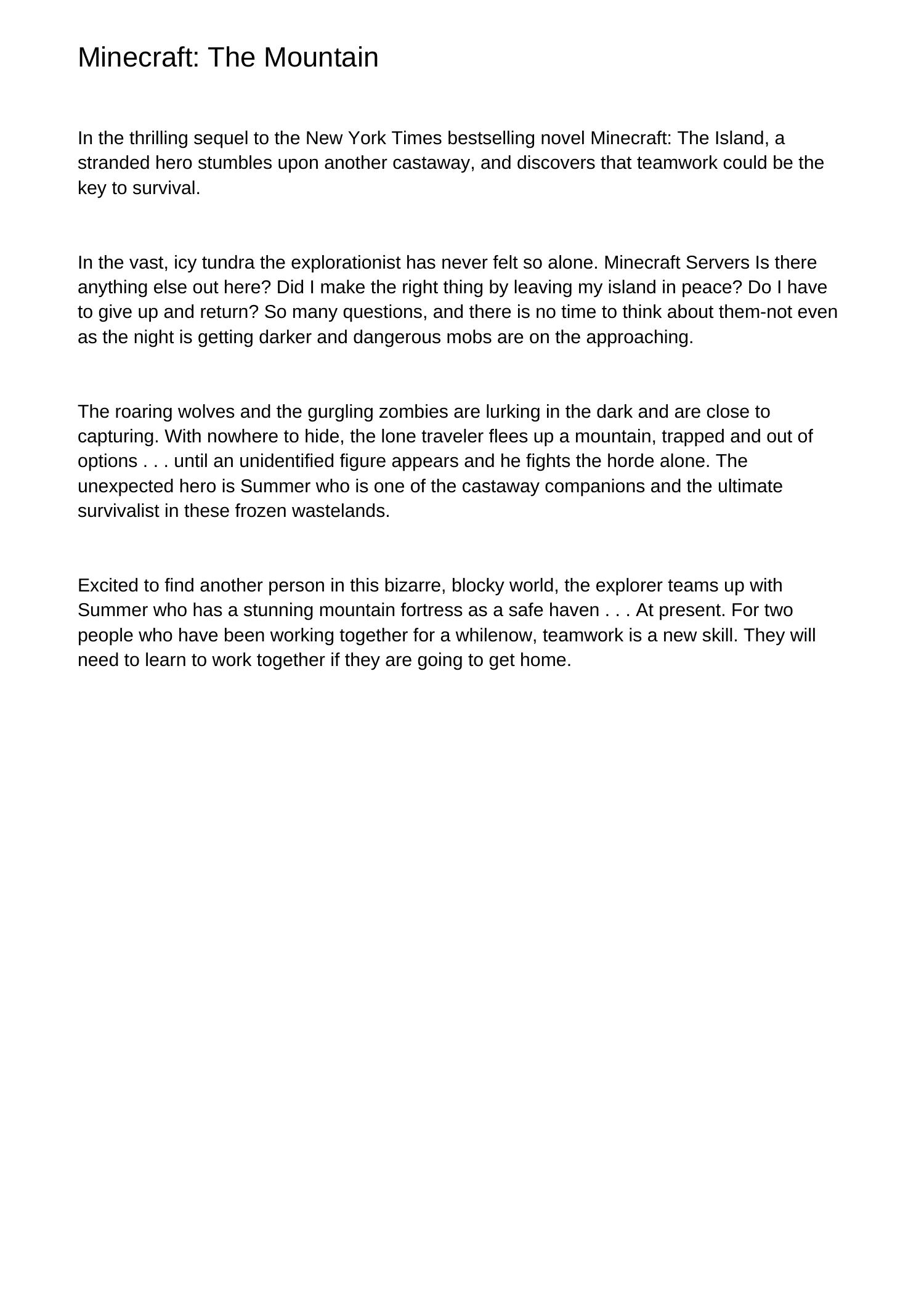 Minecraft The Mountainilqbw.pdf.pdf | DocDroid