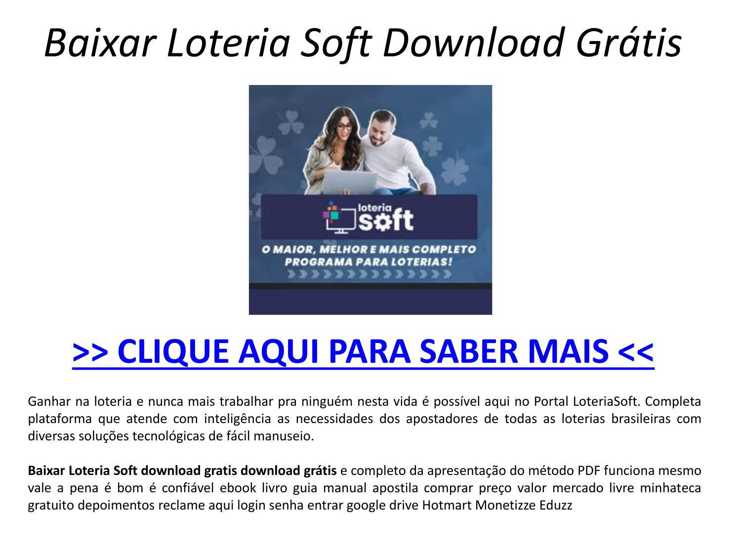 Loteria Soft DOWNLOAD GRATIS - BAIXAR.pptx | DocDroid