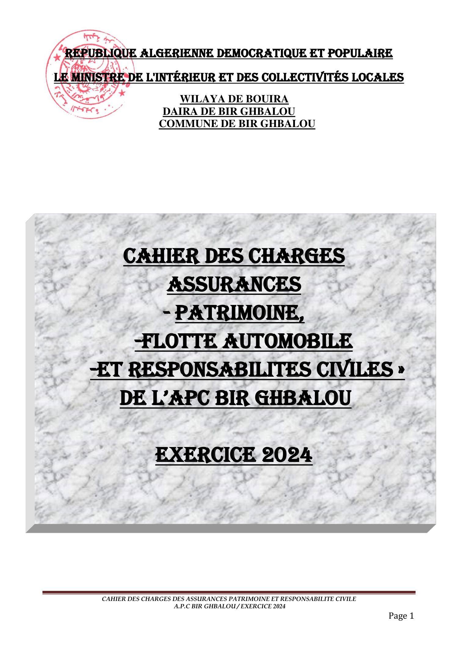 Projet Cdc Apc Bir Ghbalou Ex 2024 Officeil Pdf Docdroid