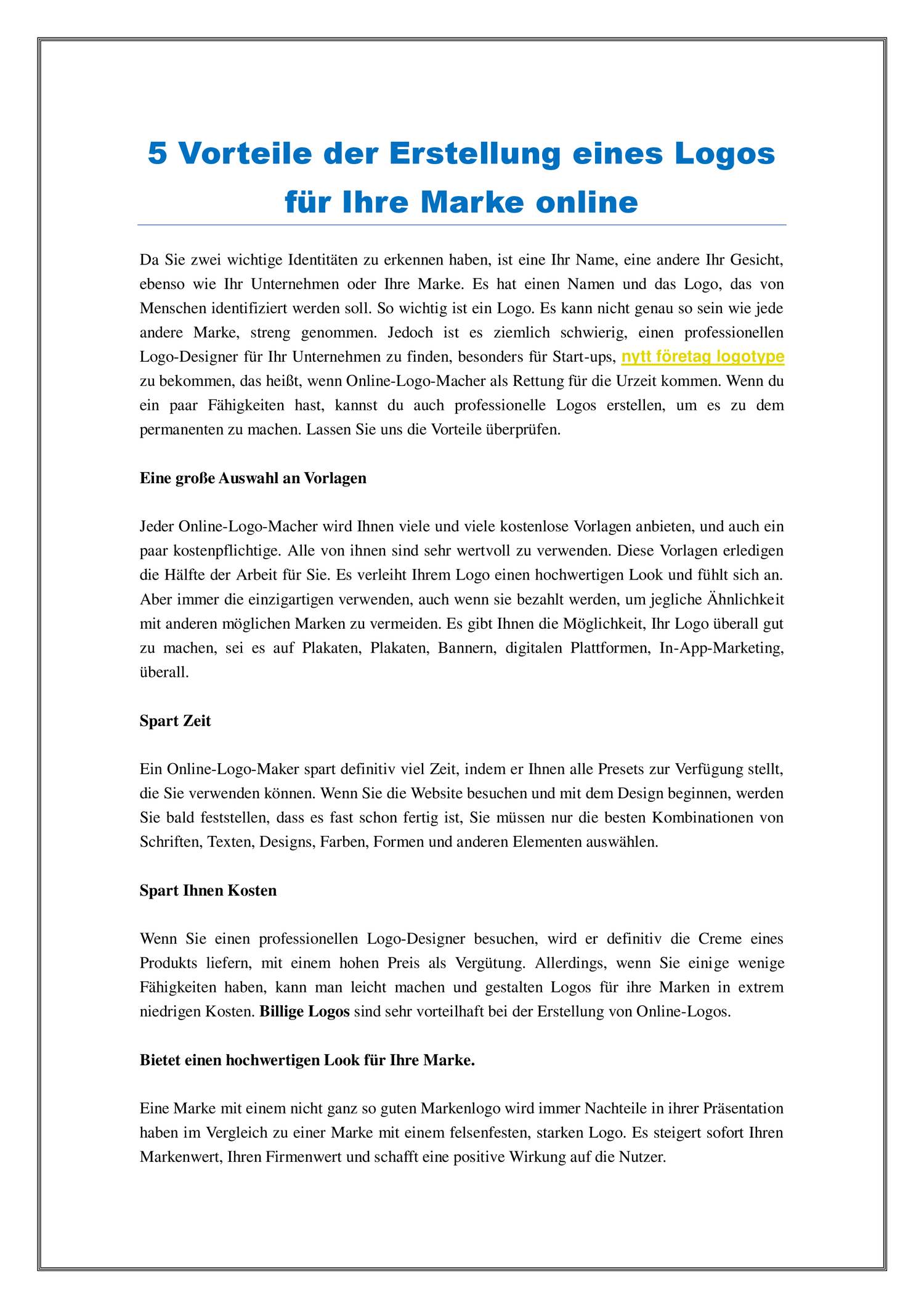 5 Vorteile der Erstellung eines Logos für Ihre Marke online.pdf | DocDroid