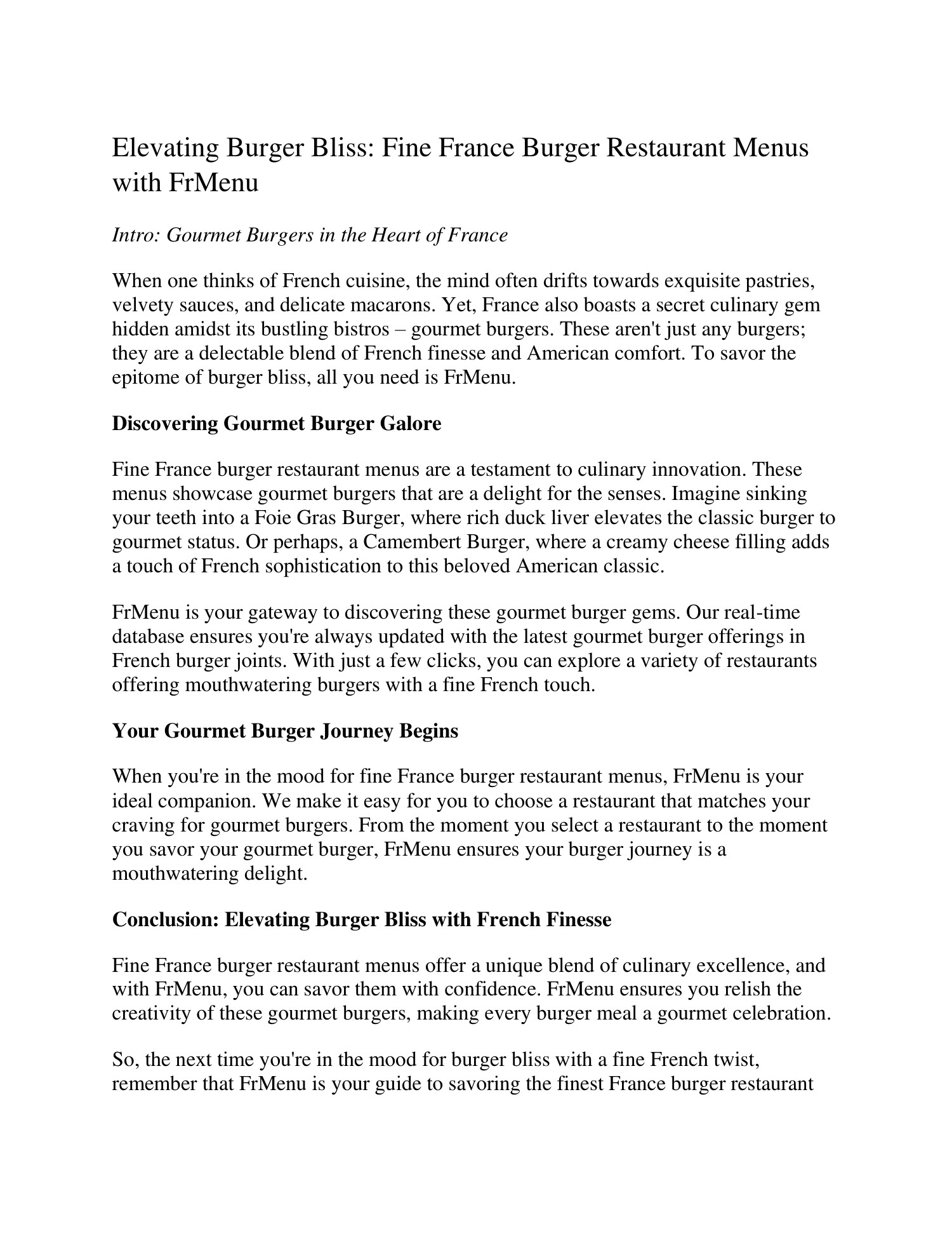 Fine France Burger Restaurant Menus with FrMenu.pdf | DocDroid