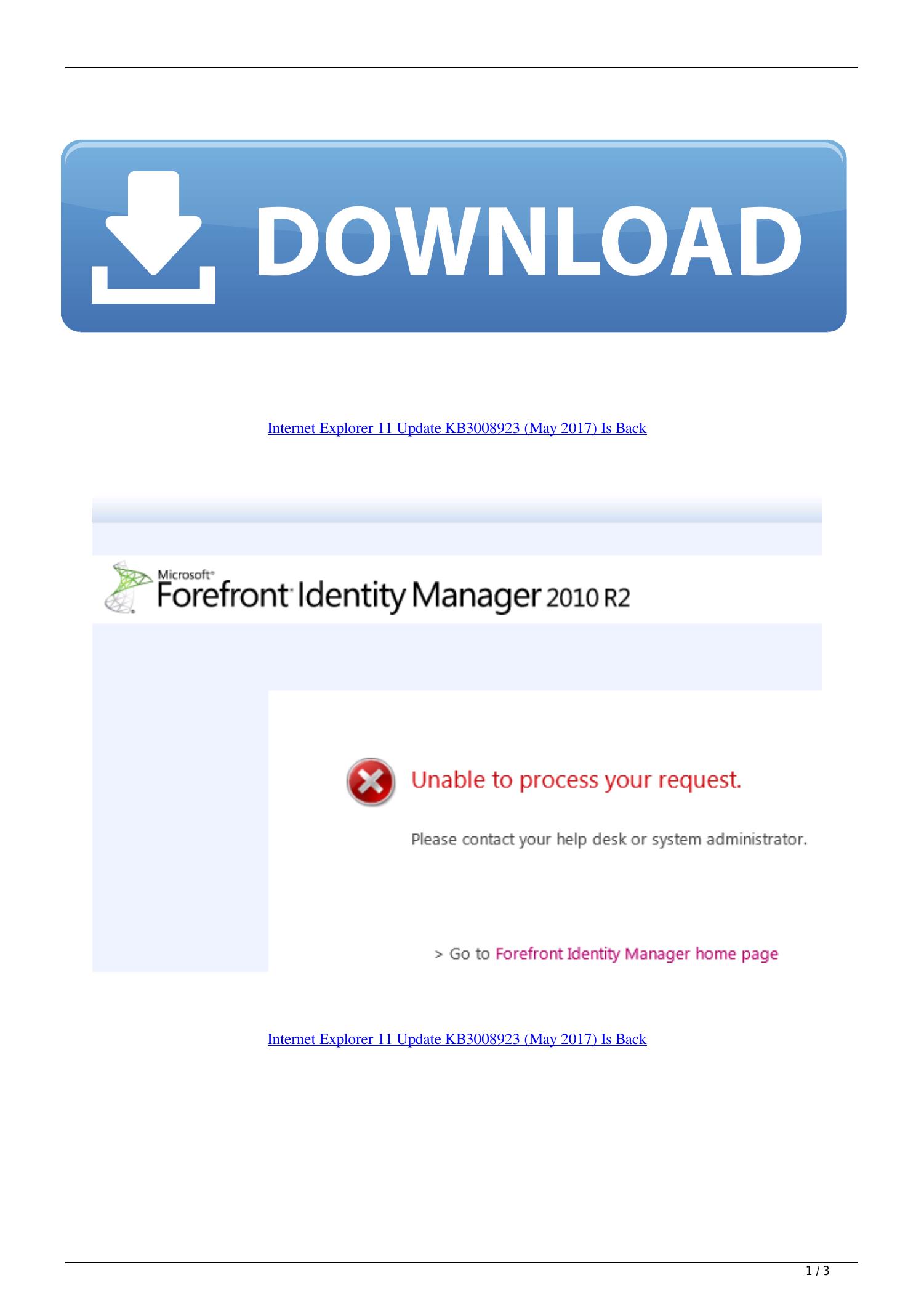 Internet-Explorer-11-Update-KB3008923-May-2017-is-back.pdf | DocDroid