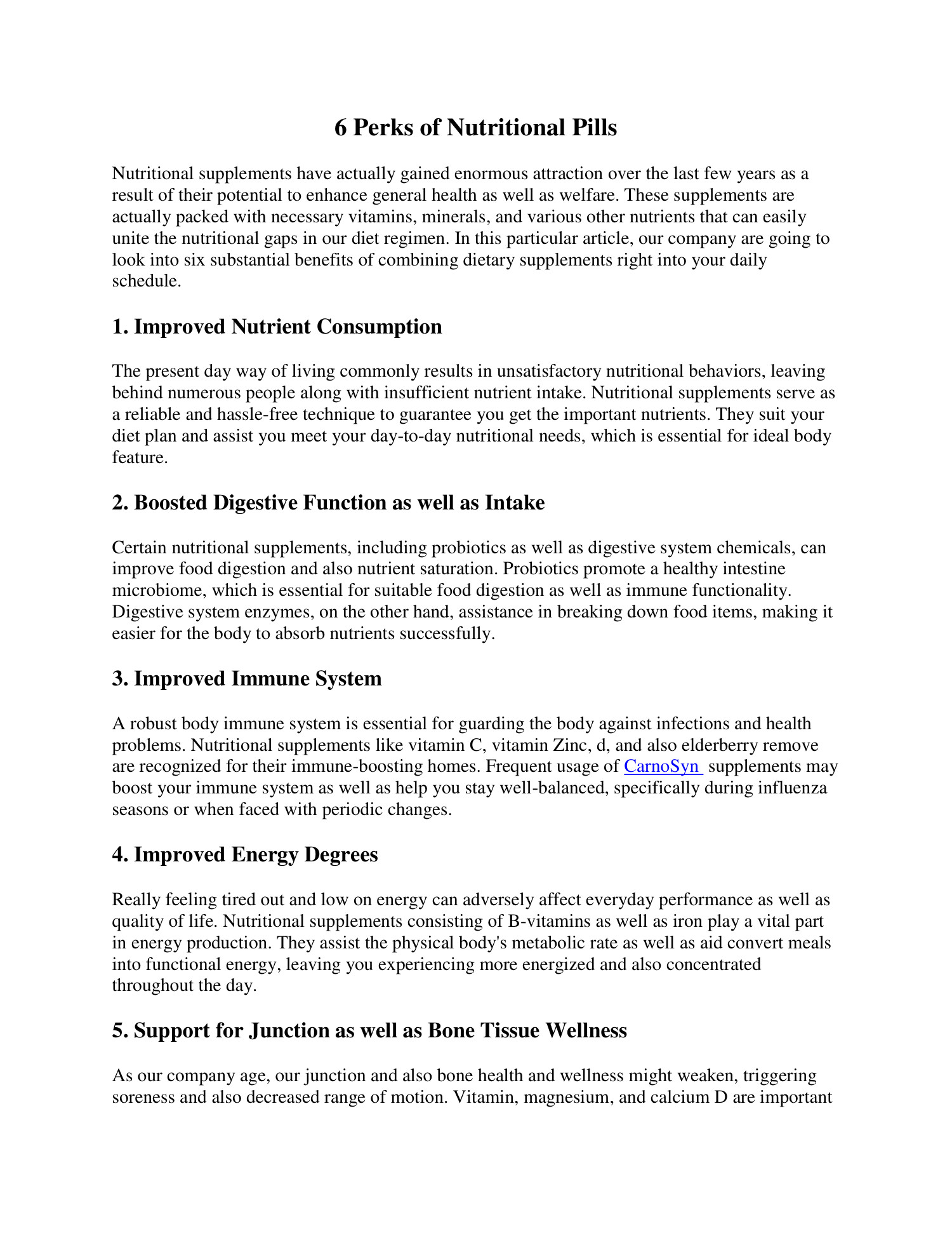 6 Perks of Nutritional Pills.pdf | DocDroid