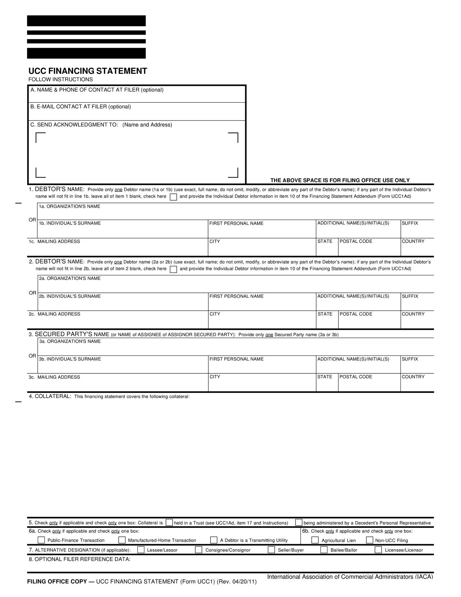 UCC1 Financing Statement Form.pdf | DocDroid