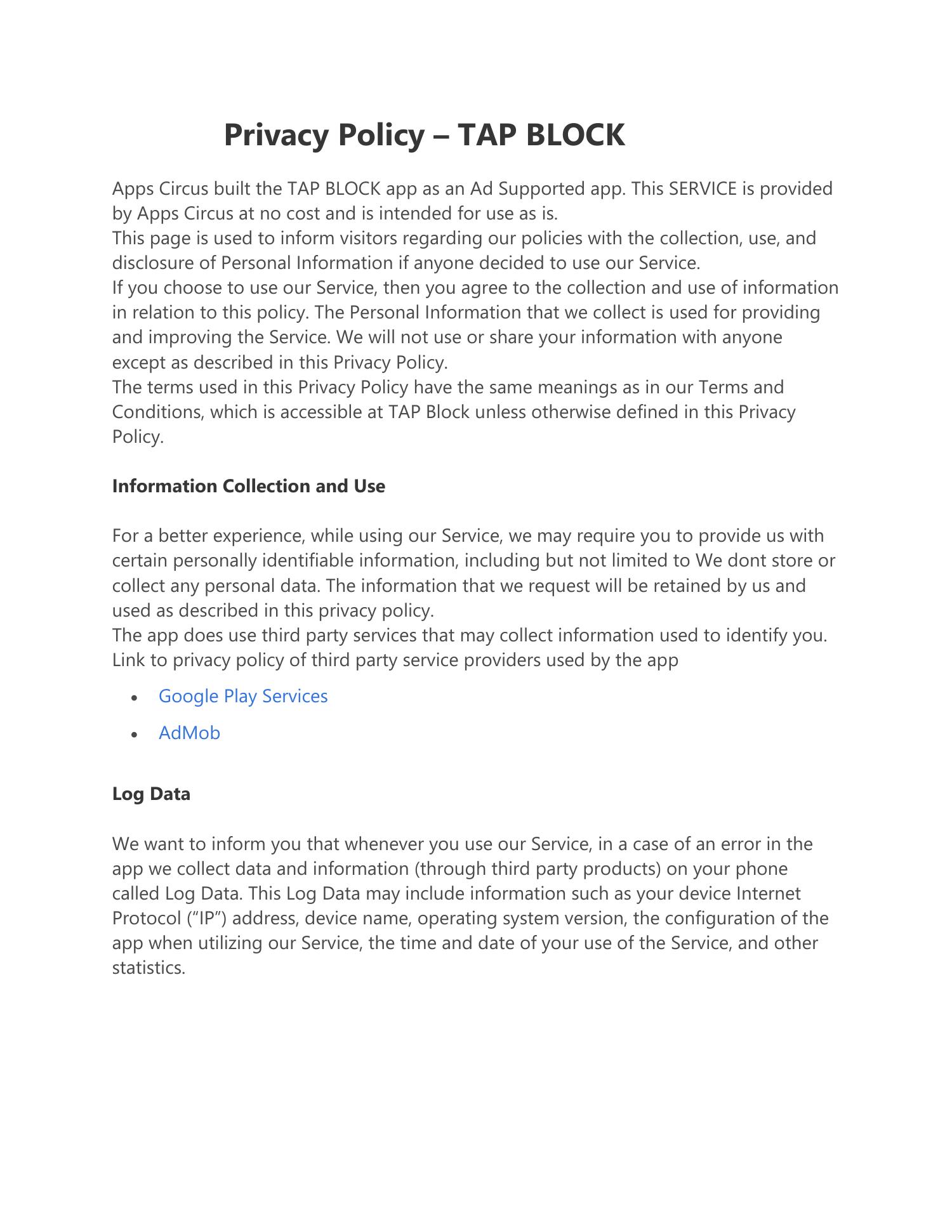 TAP BLOCK.pdf | DocDroid