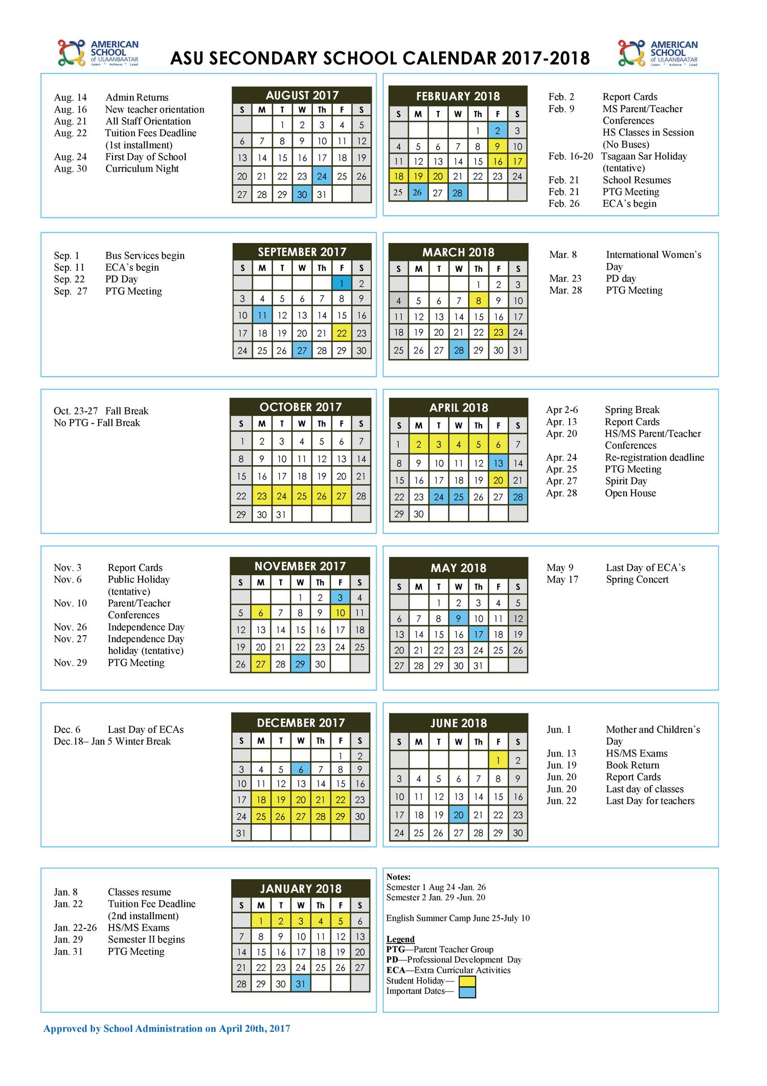 Calendar 2017-2018 (Secondary).pdf | DocDroid