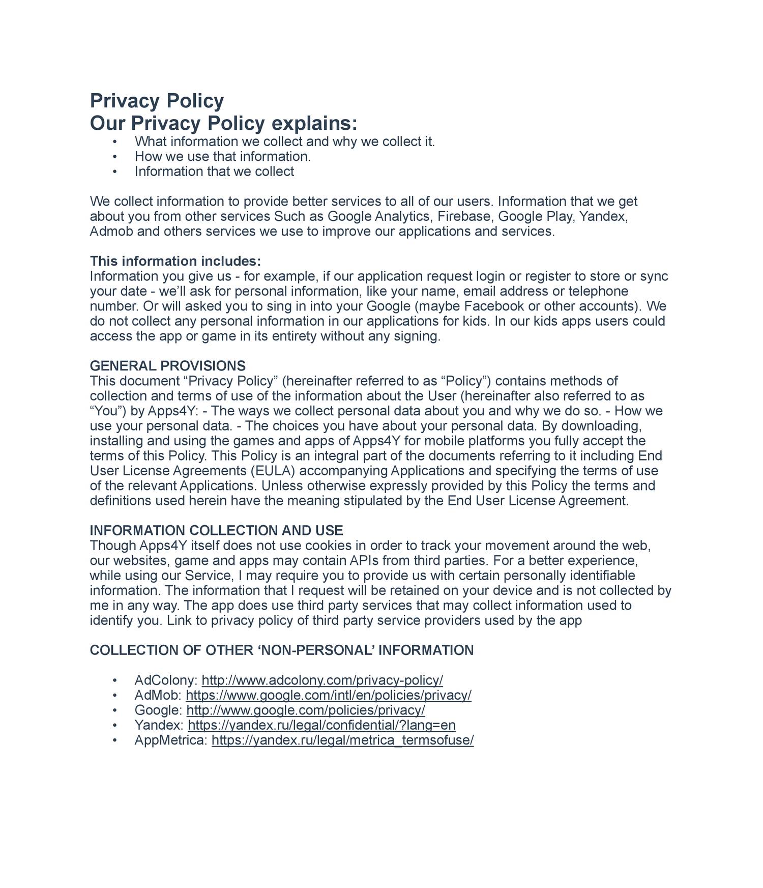 Privacy Policy Apps4Y.pdf | DocDroid