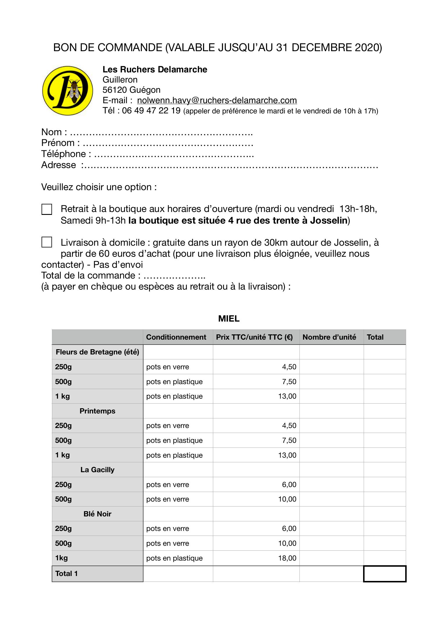 BON DE COMMANDE - Ruchers Delamarche .pdf | DocDroid