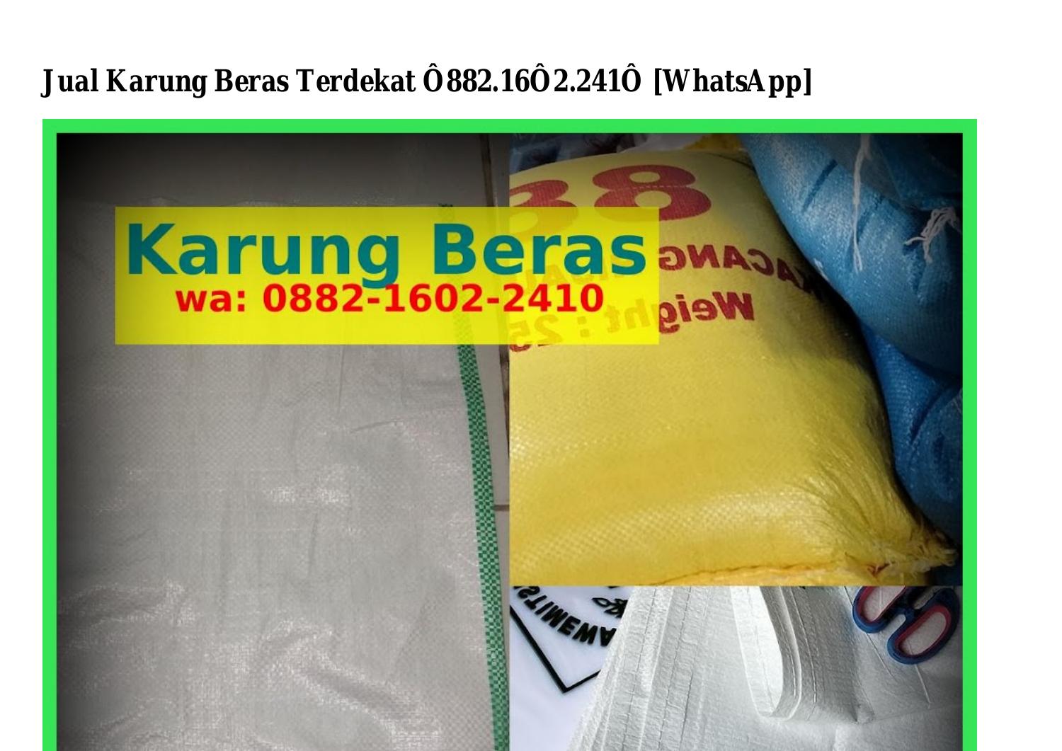 Jual Karung Beras Terdekat.pdf | DocDroid
