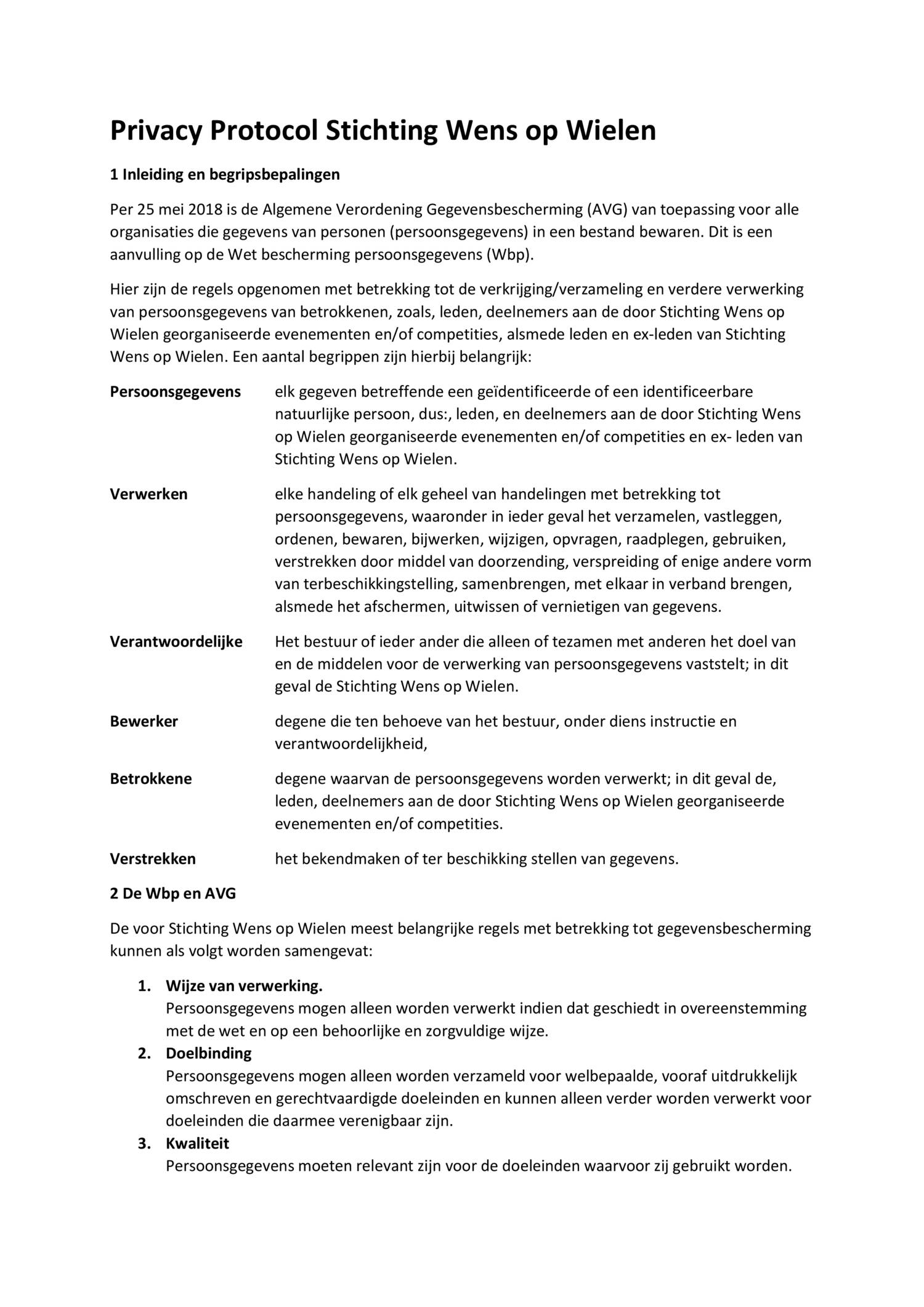 Privacy Protocol Wens op Wielen.pdf | DocDroid