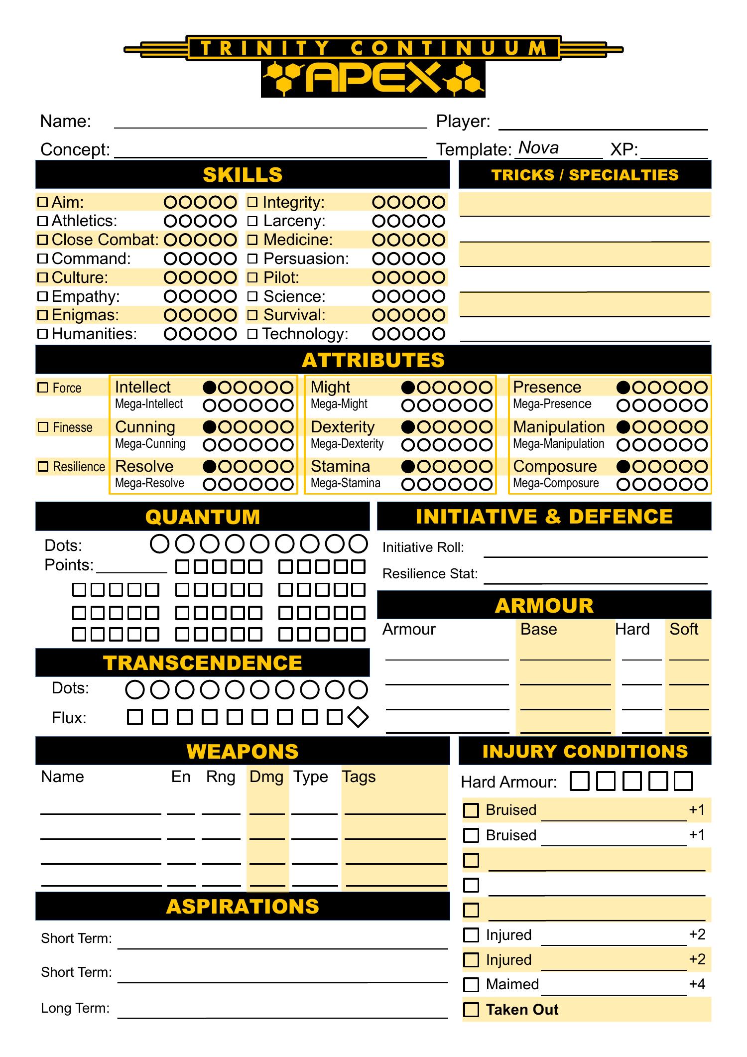 Apex - Nova Sheet.pdf | DocDroid