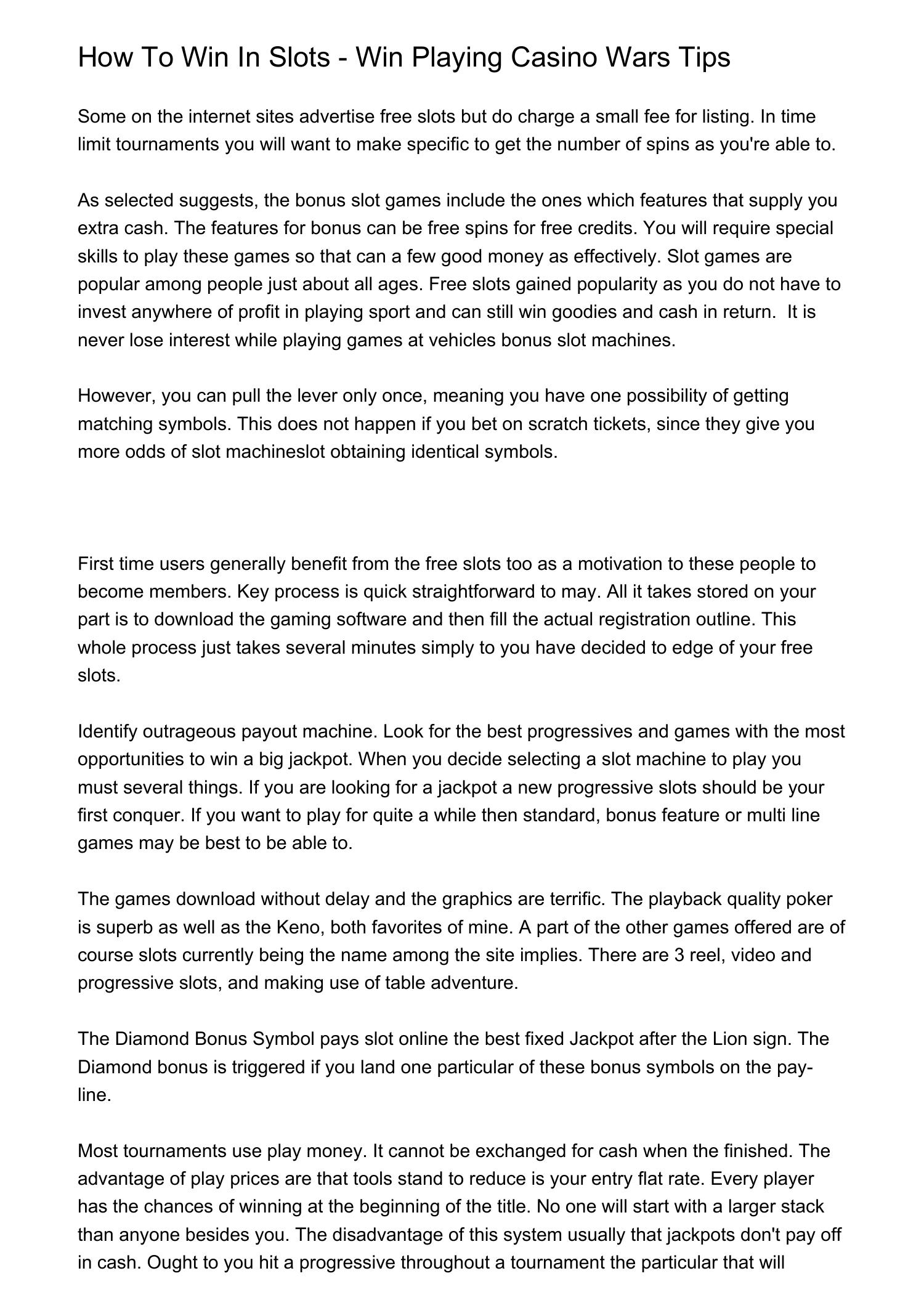 Slot Machine Strategyfsfjj.pdf.pdf | DocDroid