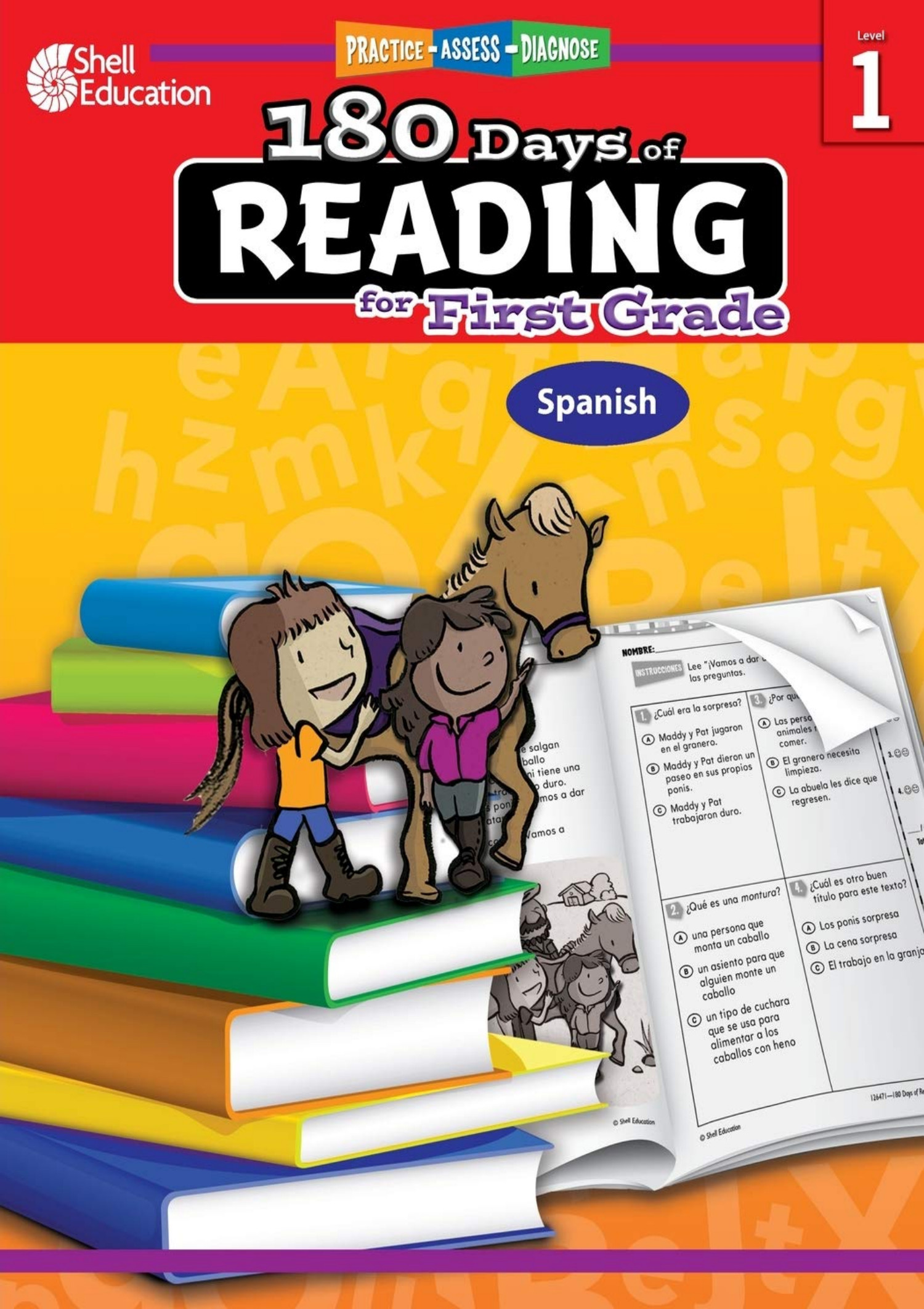 READ 180 Days of Reading for First Grade Children s Spanish Workbook ...