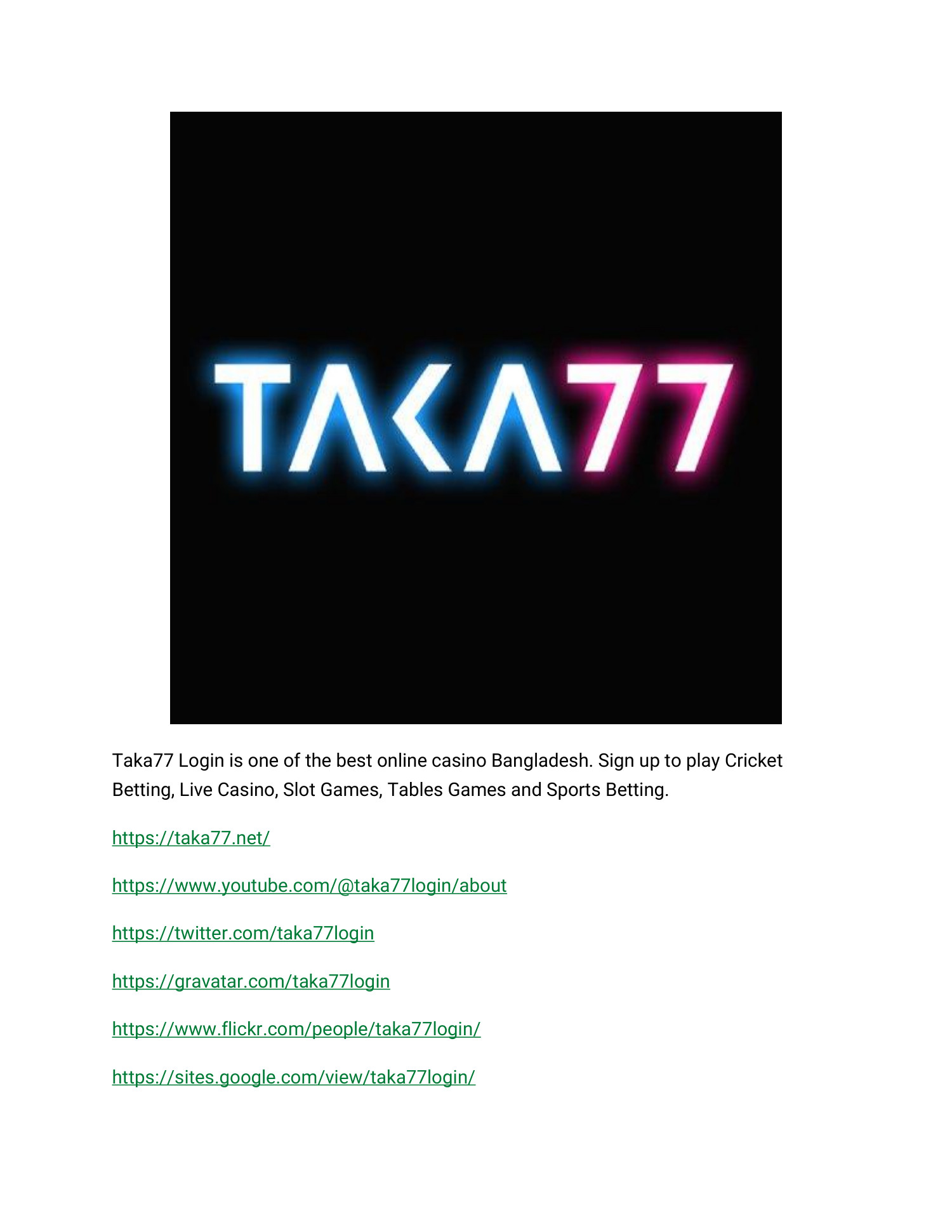 Taka77 Login.docx | DocDroid