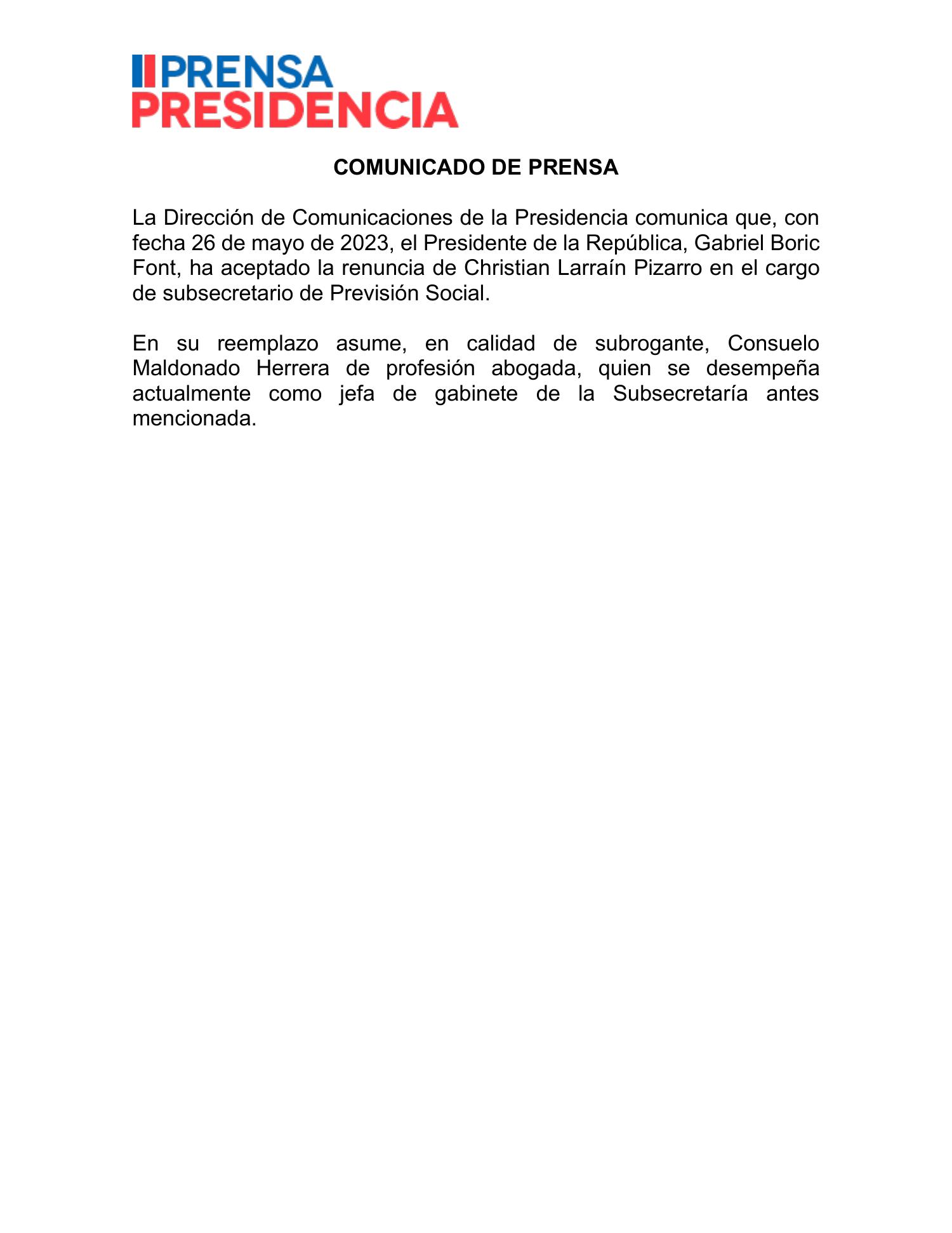 COMUNICADO DE PRENSA 26.05.23.pdf | DocDroid