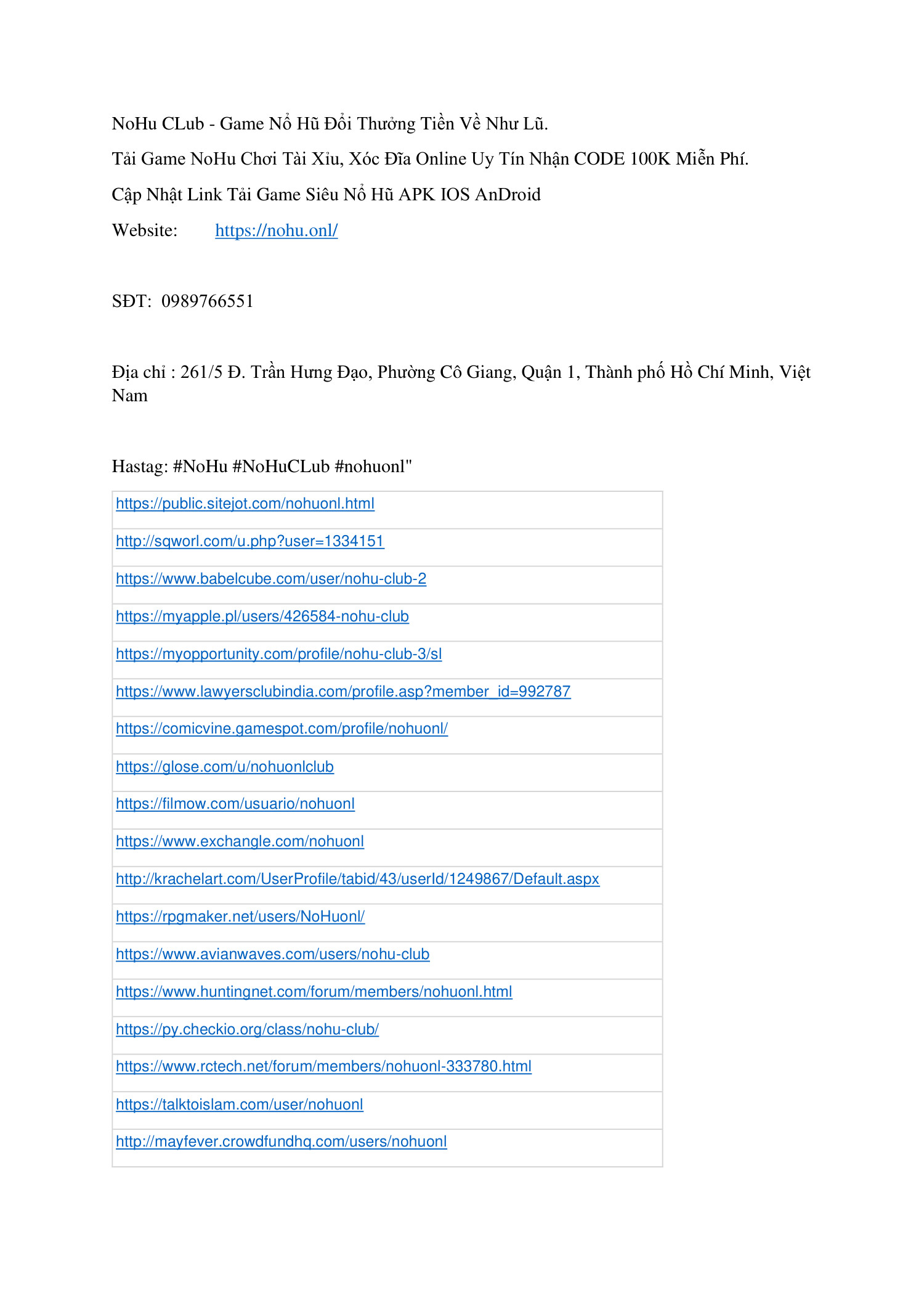 NoHu CLub.docx | DocDroid